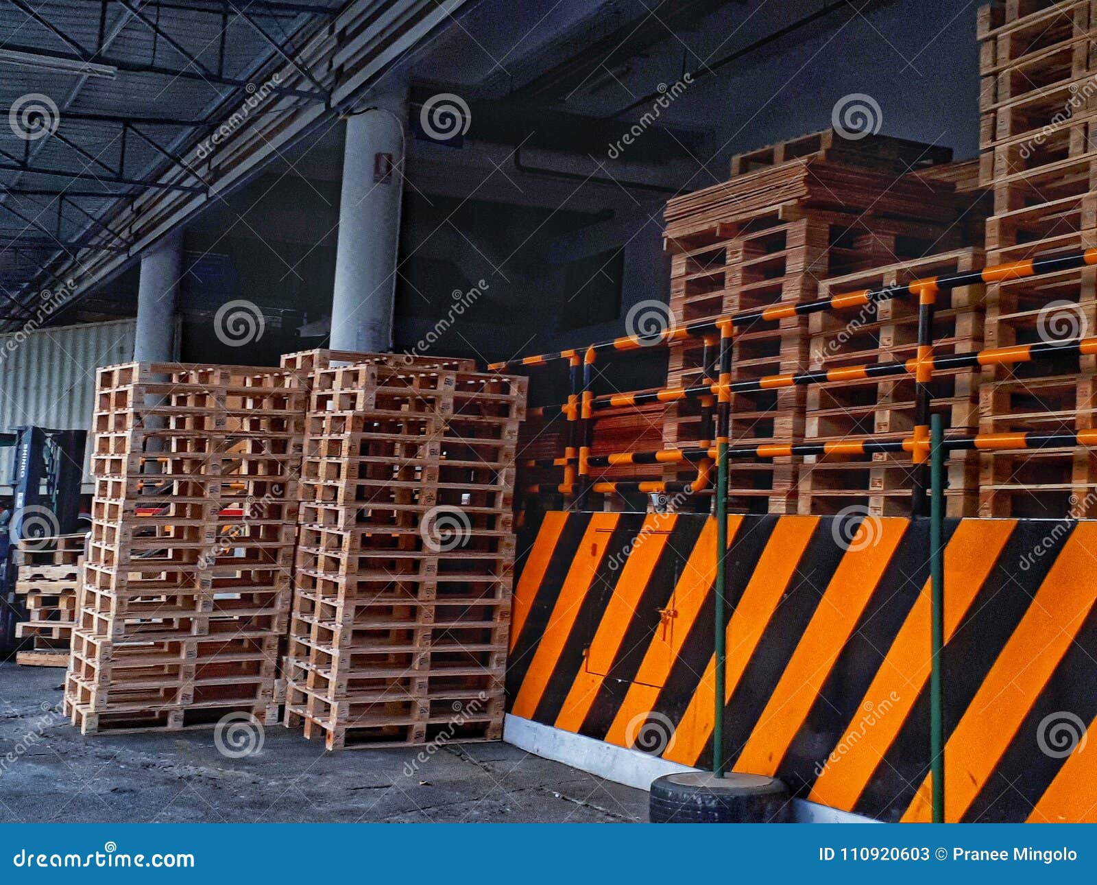 Wooden pallets stock image. Image of pallets, wooden - 110920603