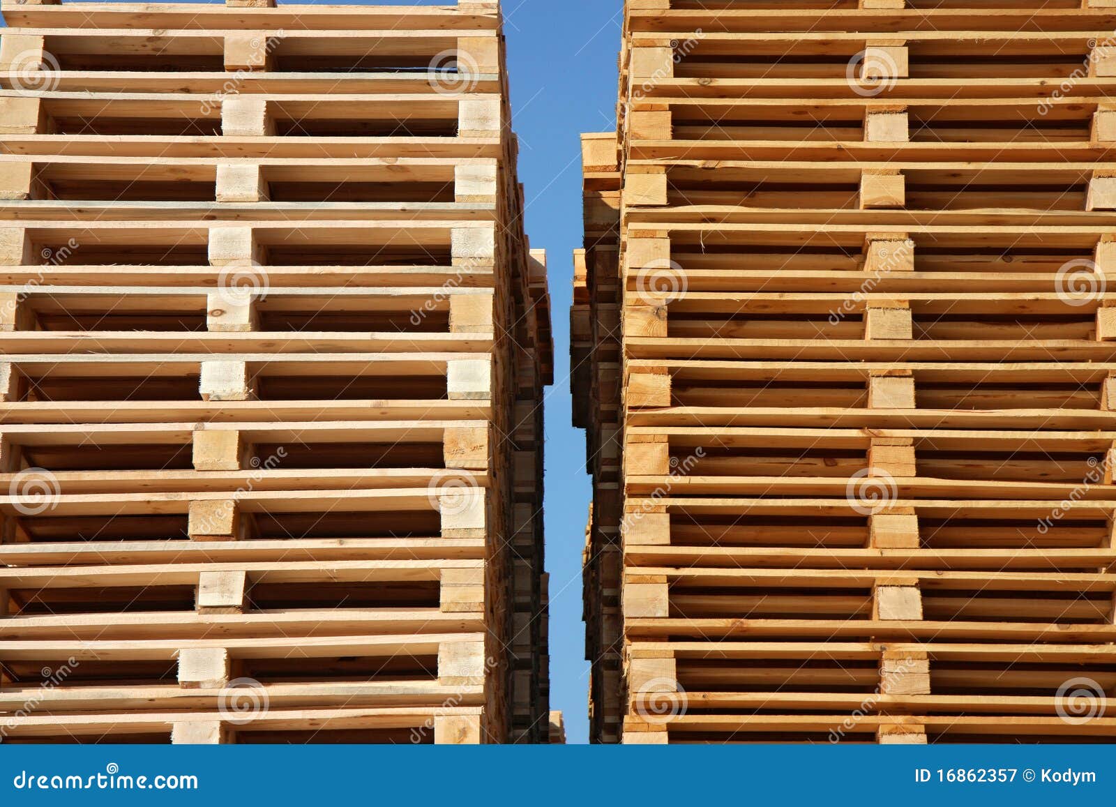 Wooden Pallets. Wood Texture. Pallets Stacked In Piles Stock ...