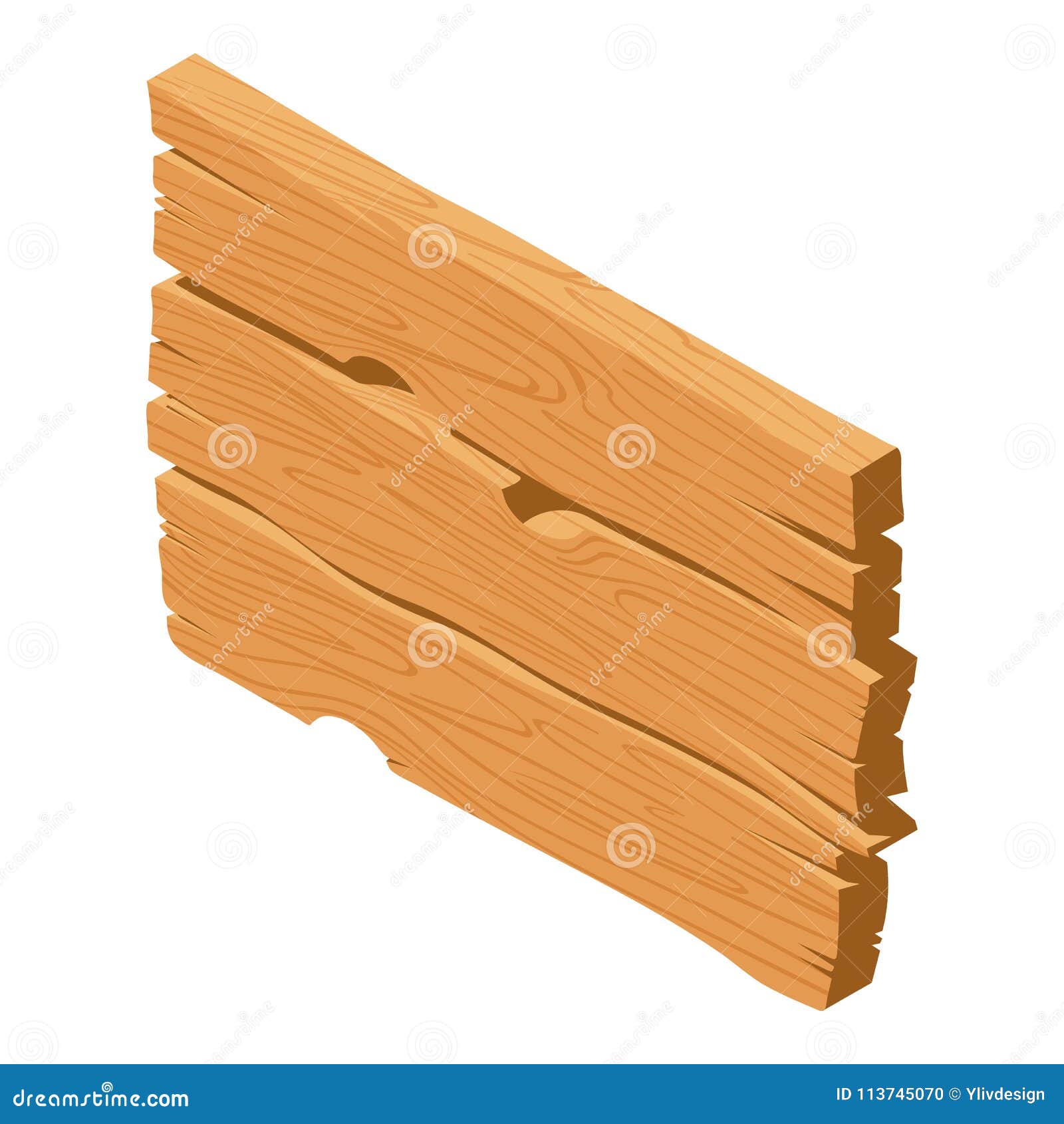 Wooden Panel Icon, Isometric Style Stock Vector - Illustration of wood ...