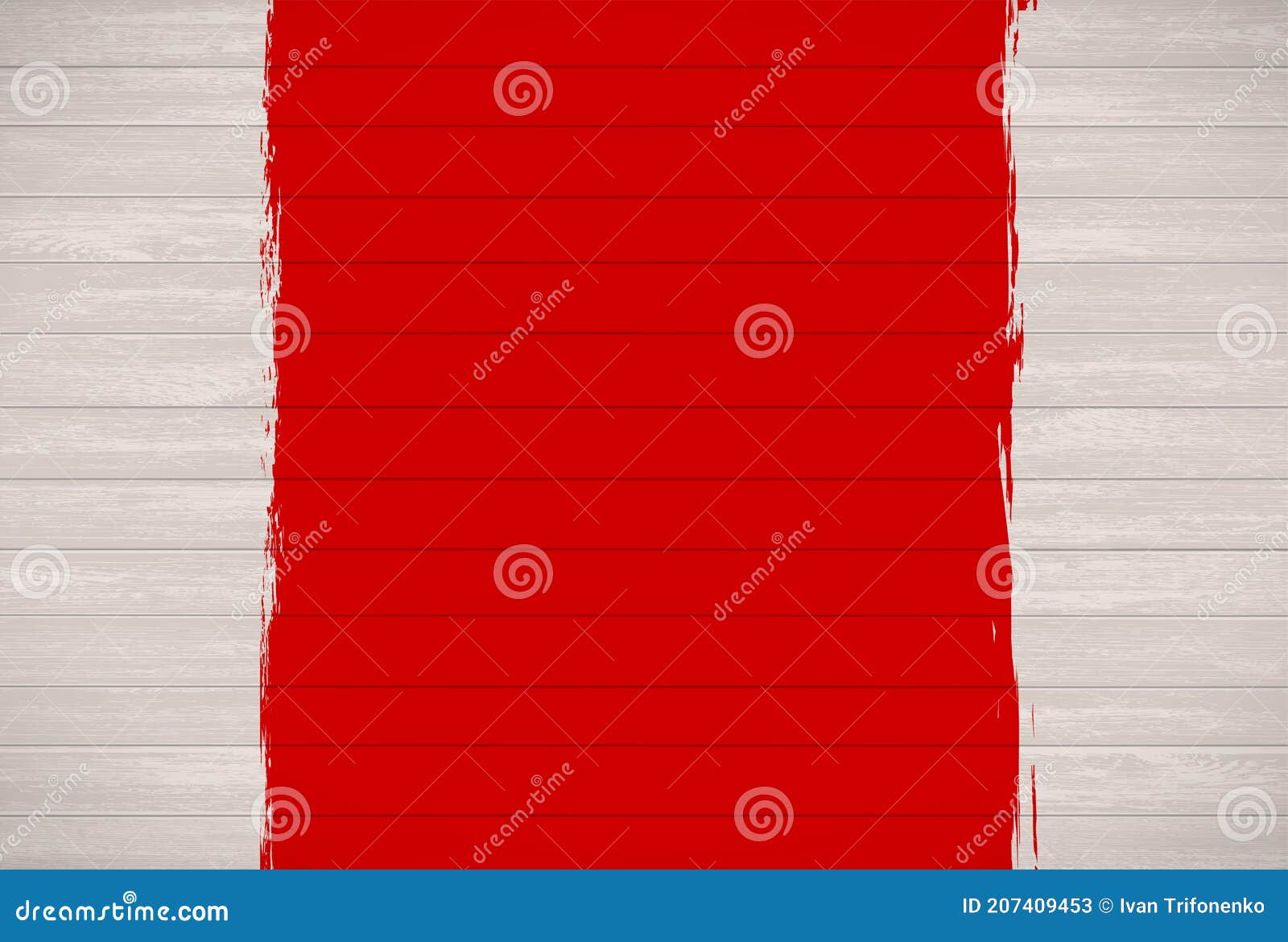 Wooden Panels are Painted with Red Paint Stock Vector - Illustration of ...