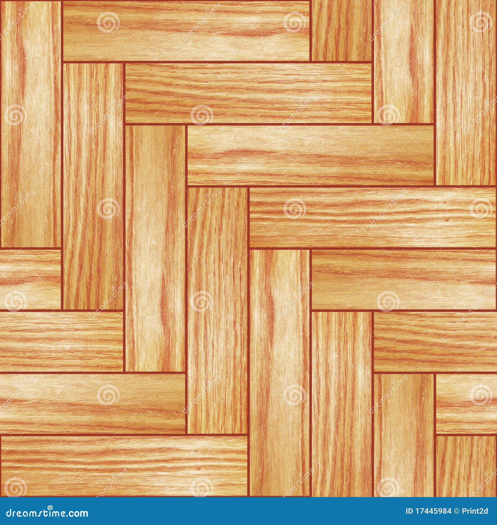 Wooden Parquet Floor - Vector Seamless Texture | CartoonDealer.com ...