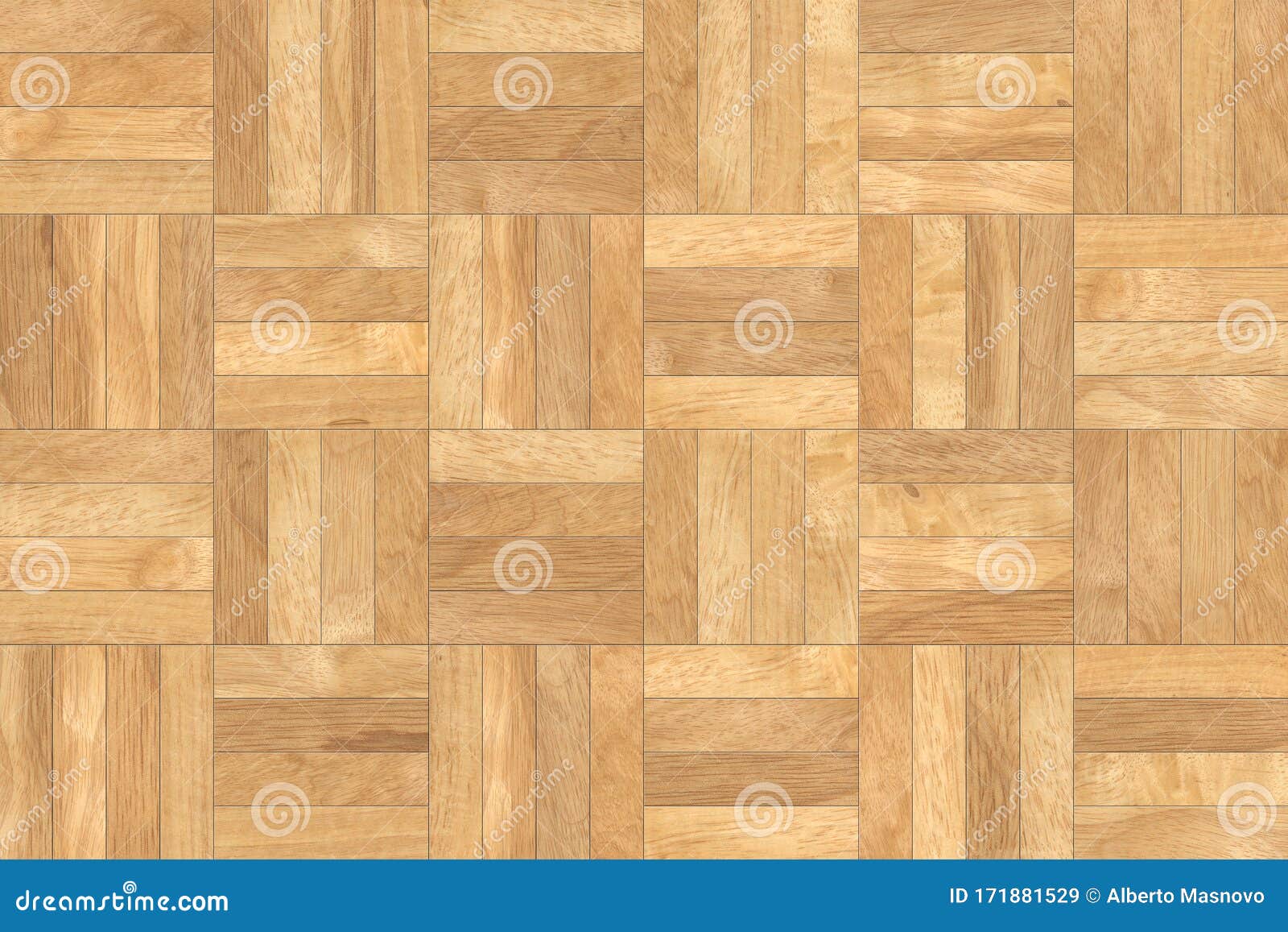 Wooden Parquet with Rectangular and Square Tiles - Background Top View ...