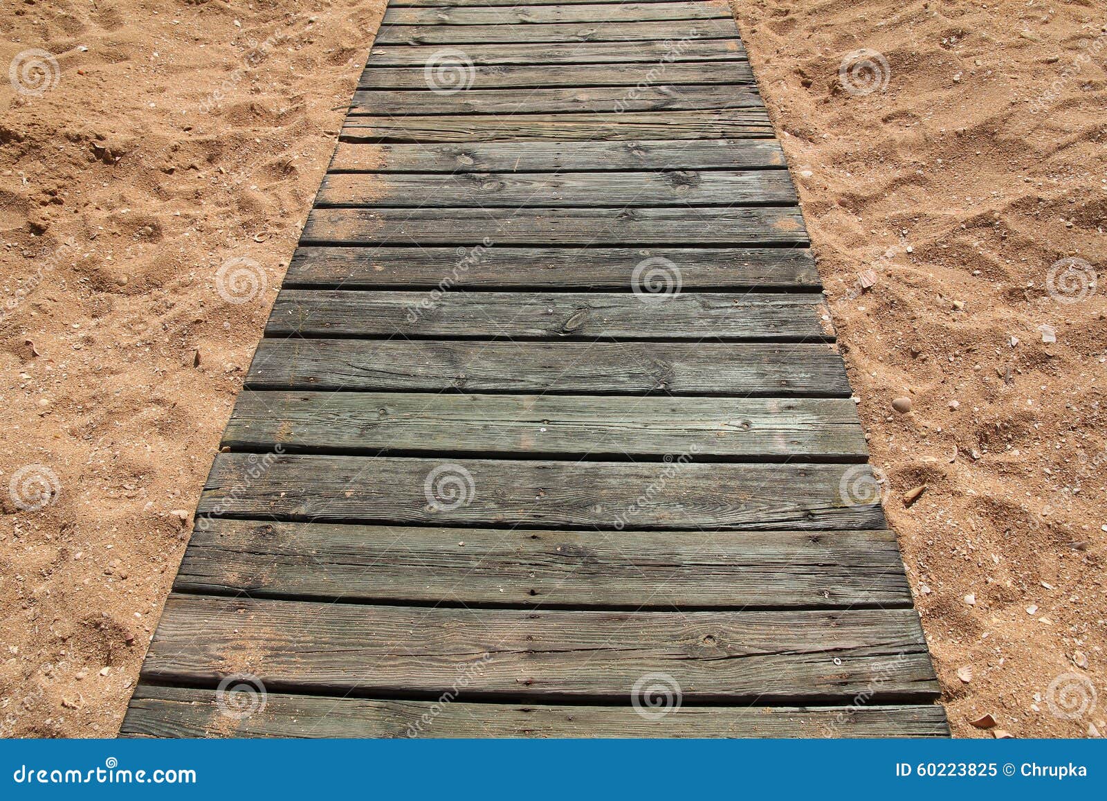 Wooden path in sand stock image. Image of shore, romantic - 60223825