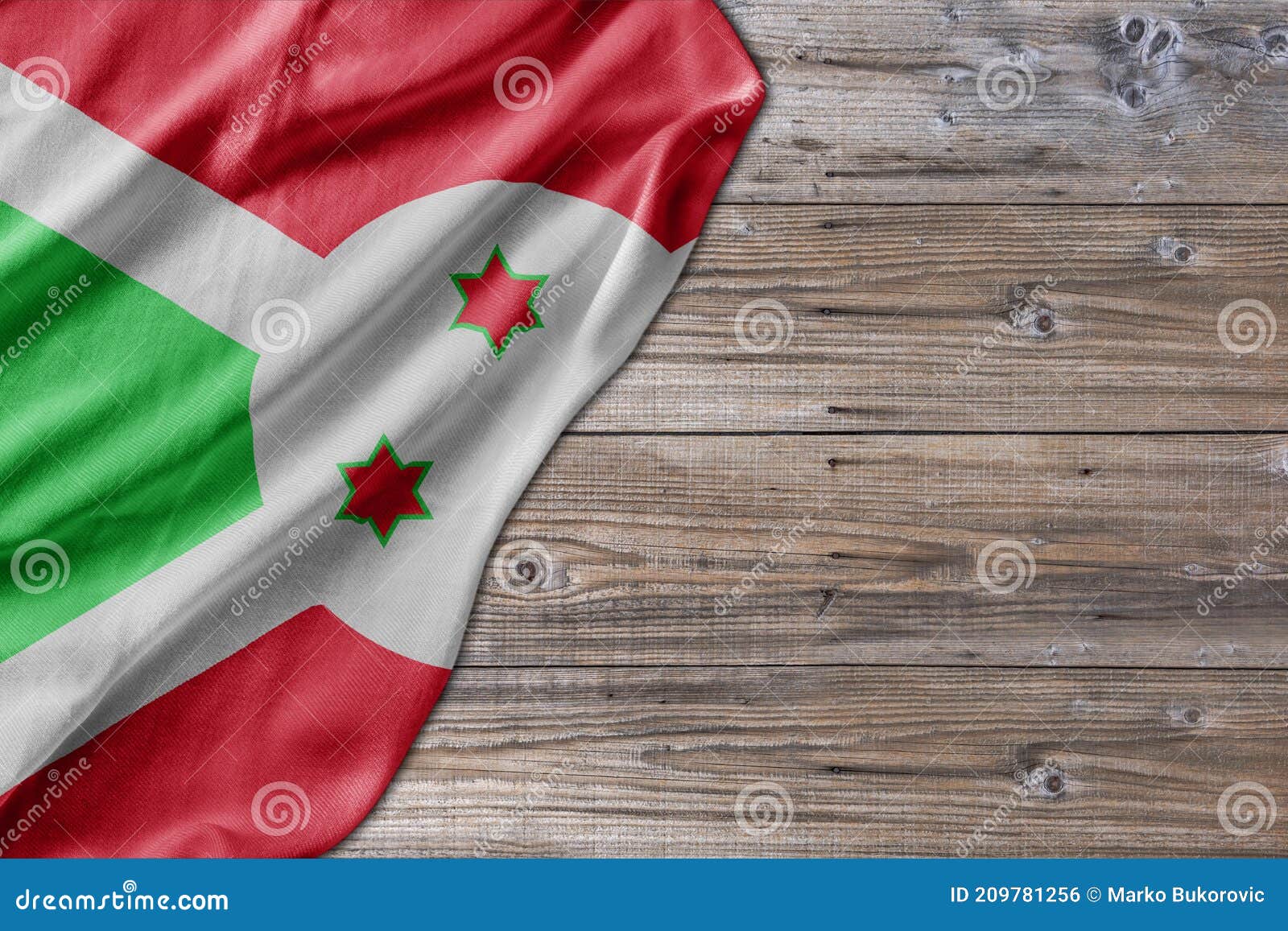 Wooden Pattern Old Nature Table Board with Burundi Flag Stock Photo ...