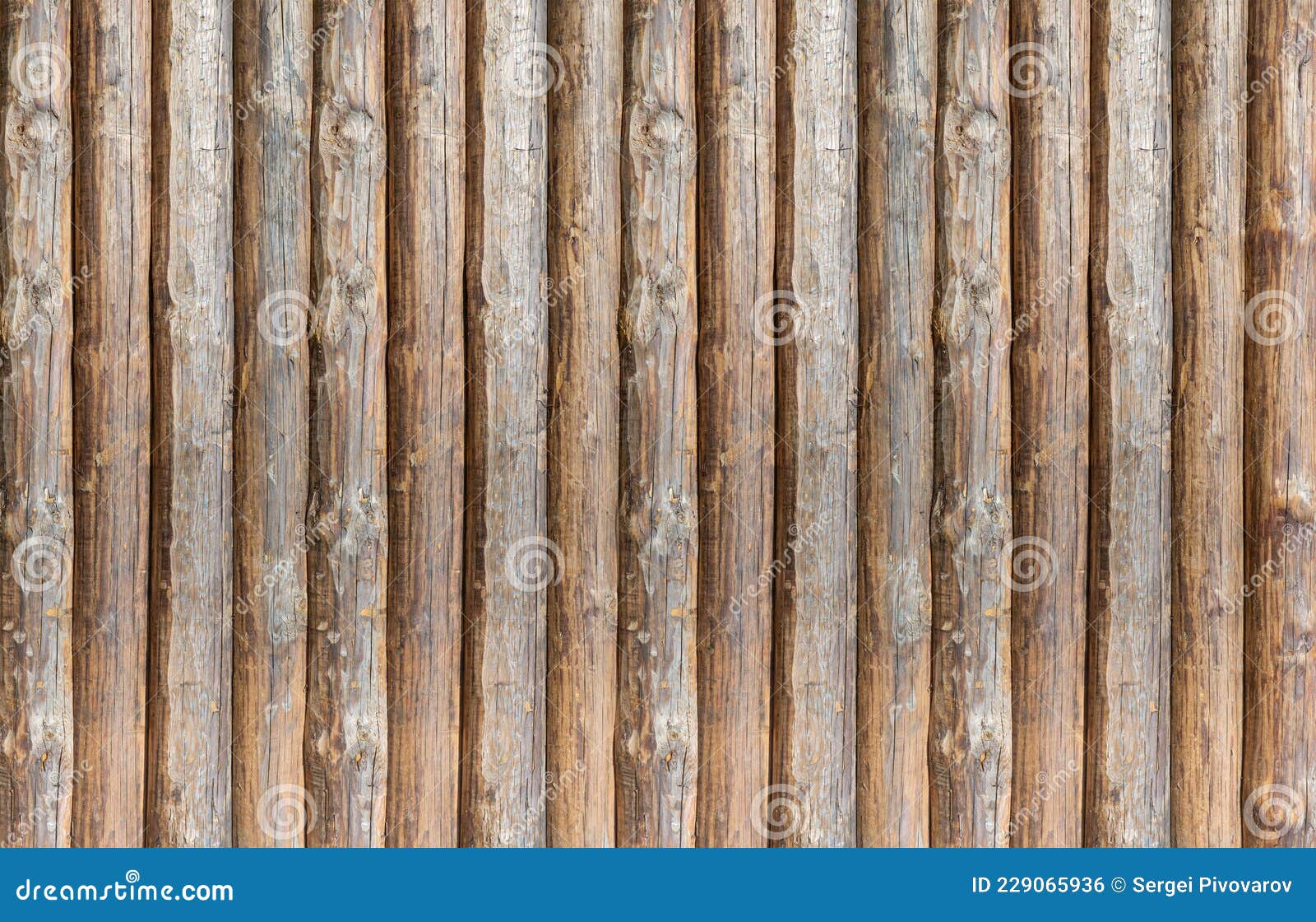 Wooden Pattern of Vertical Logs Stacked Parallel Stock Photo - Image of ...