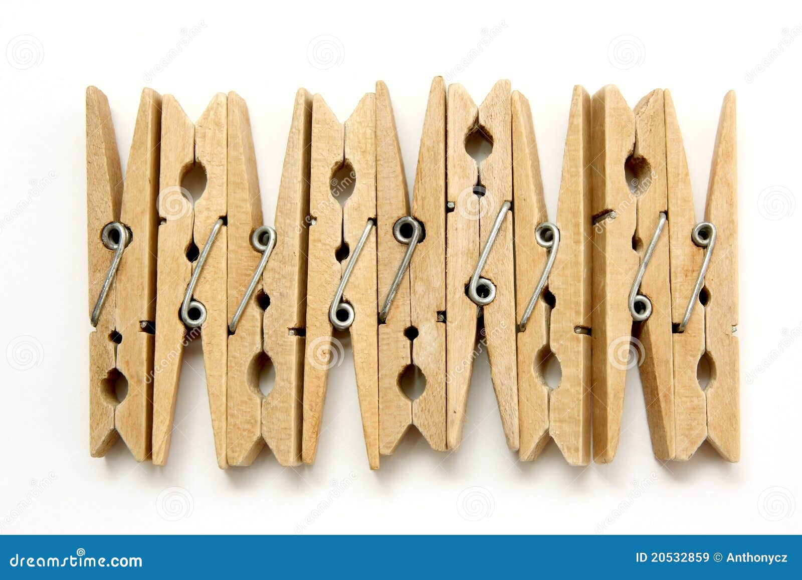 Wooden pegs stock image. Image of hold, clamp, housework - 20532859
