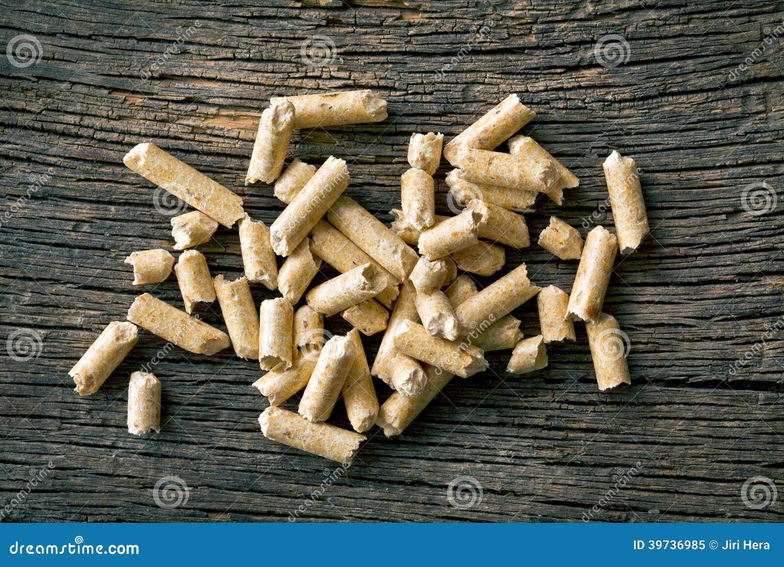 Wooden Pellets on Old Wooden Background Stock Image - Image of view ...