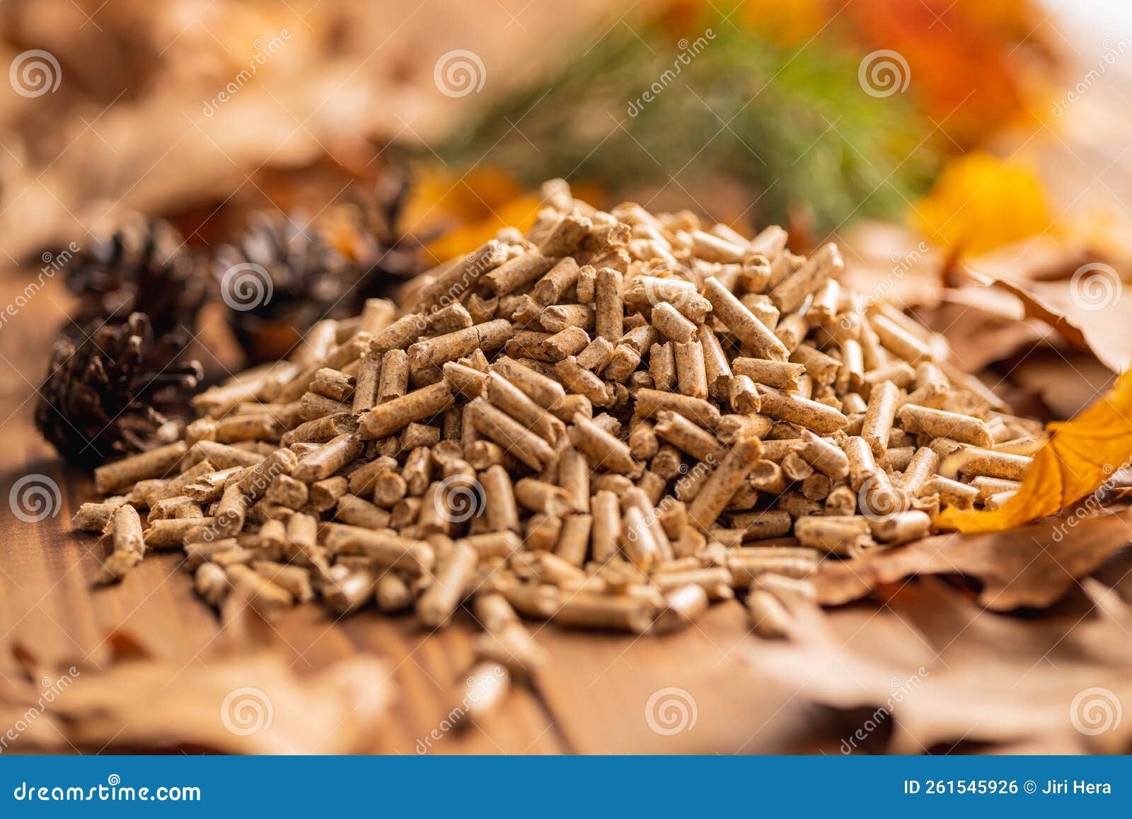 Wooden Pellets on Wooden Table Stock Photo - Image of environmental ...