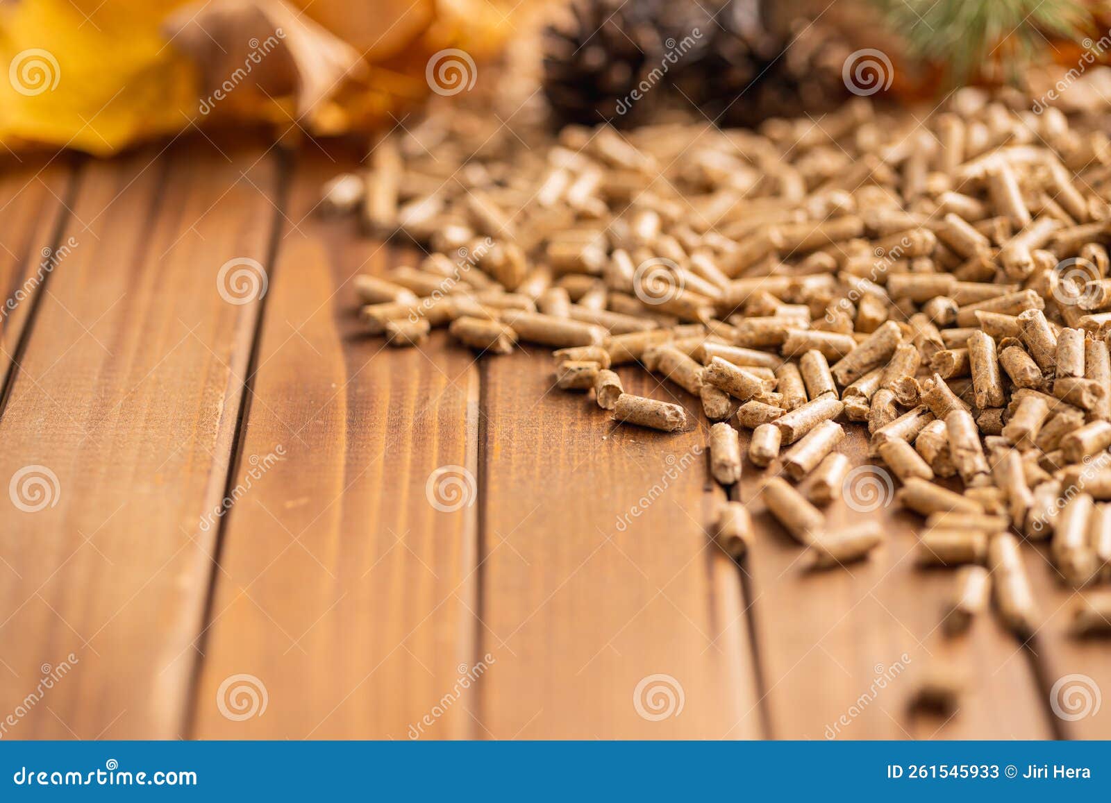 Wooden Pellets on Wooden Table Stock Image - Image of burn, ecology ...