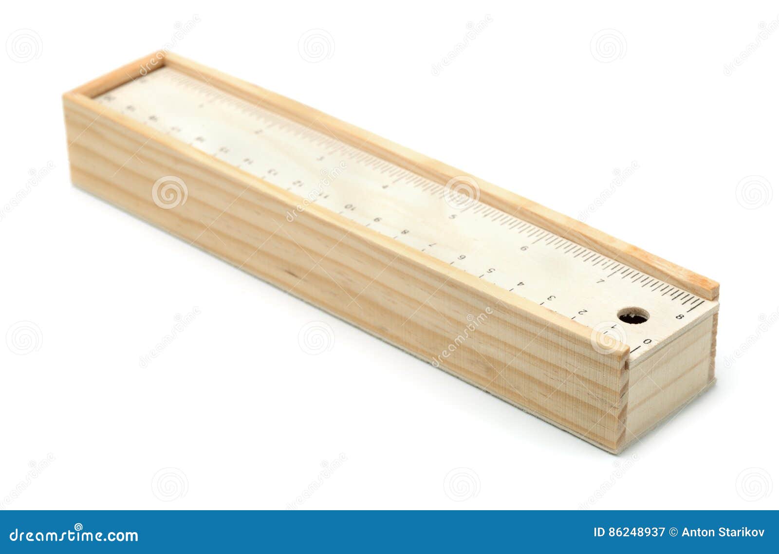 Wooden pencil box stock image. Image of education, case - 86248937