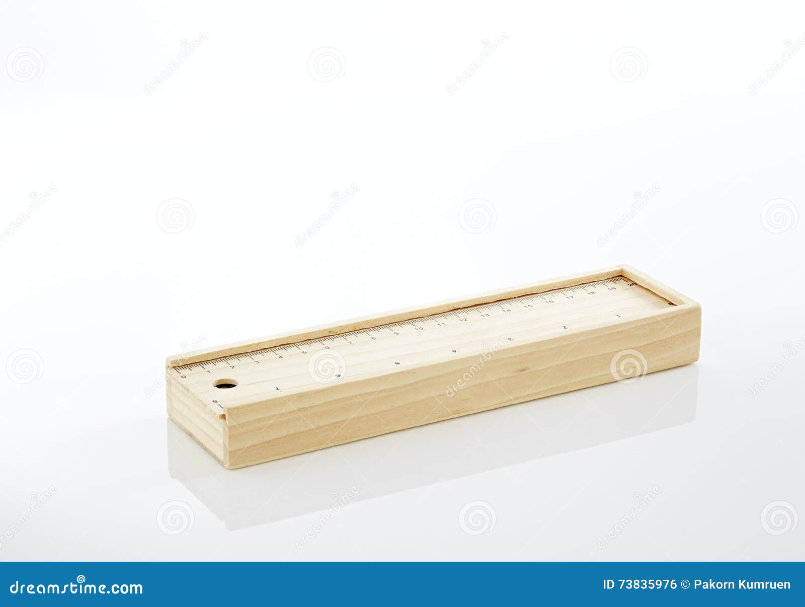 Wooden pencil box stock photo. Image of tool, implements - 73835976