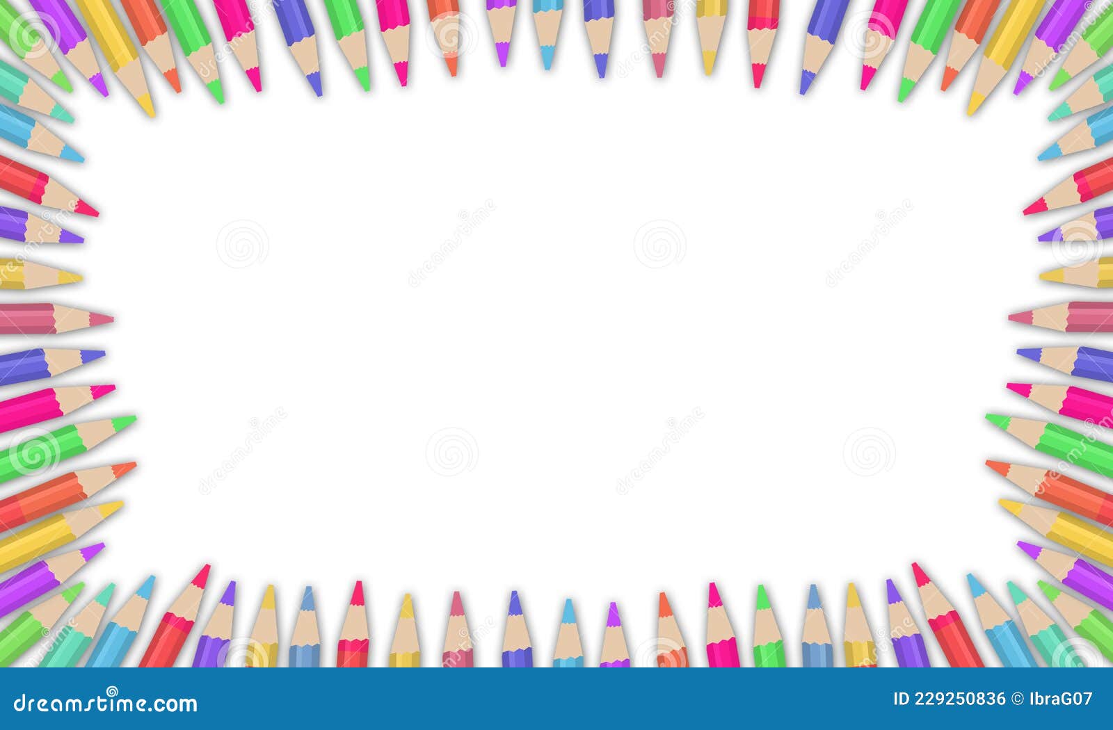 Wooden Pens with a White Background Illustration Stock Vector ...