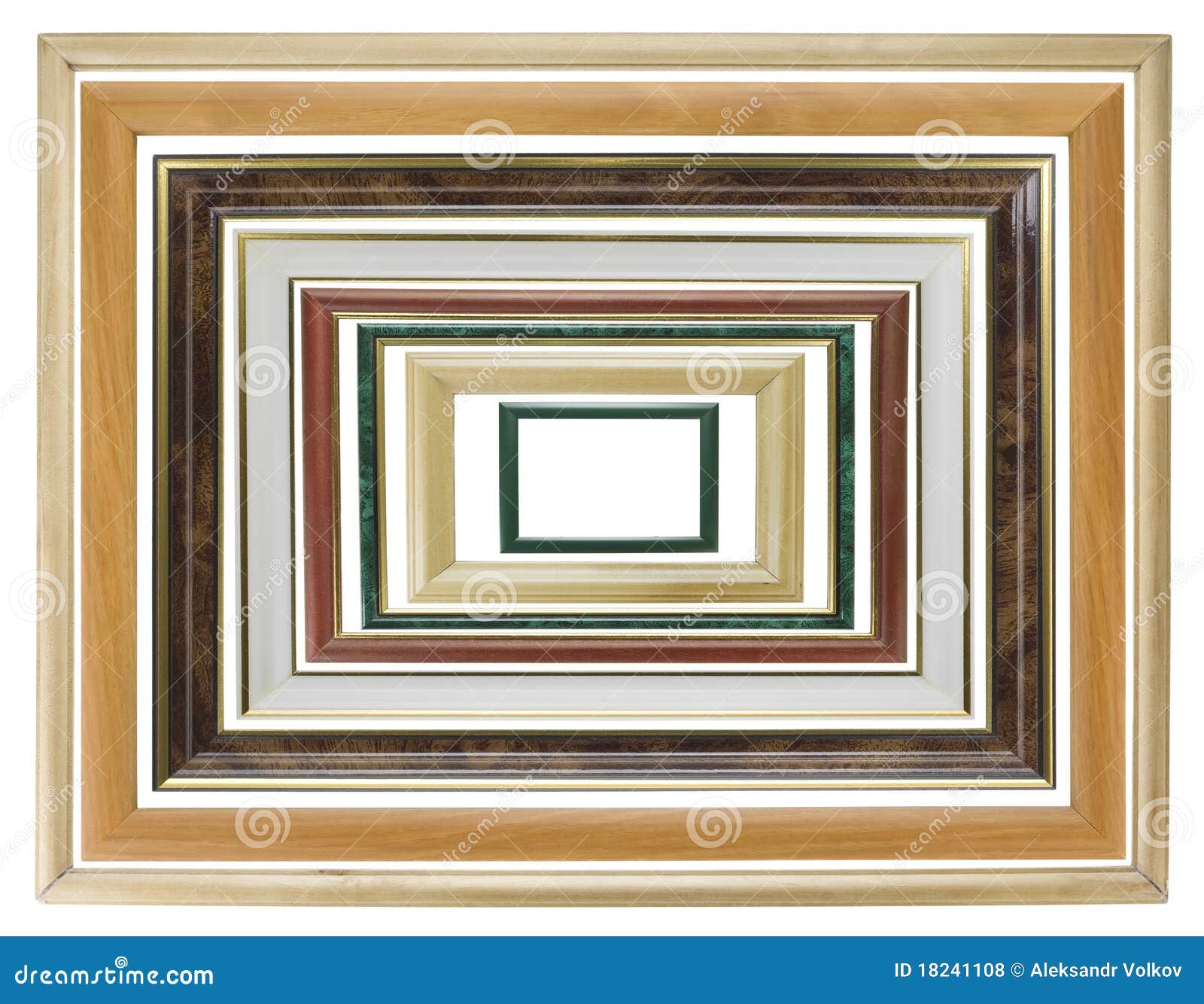 Wooden photo frames set stock photo. Image of frame, design - 18241108