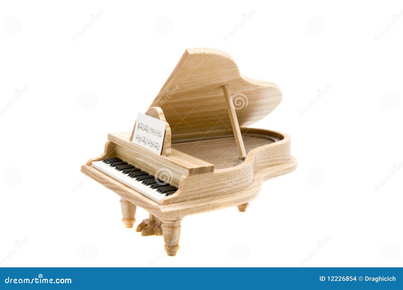 Wooden piano stock photo. Image of classic, hobby, musician - 12226854