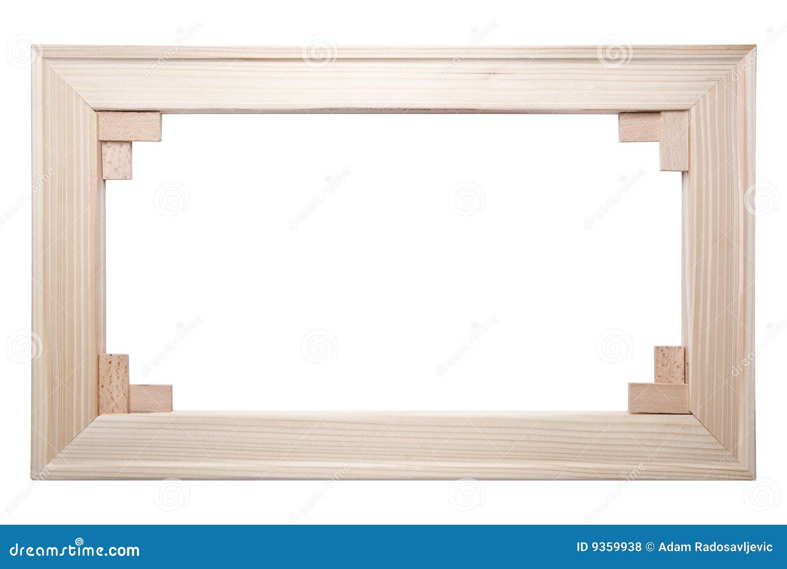 Wooden Picture Frame stock photo. Image of rectangle, background - 9359938