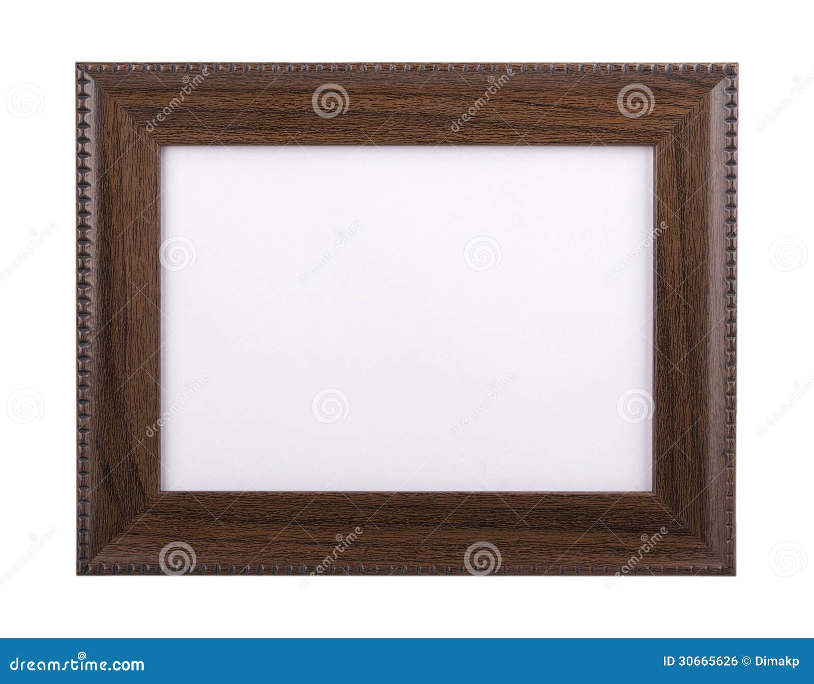Wooden picture frame stock photo. Image of closeup, oldfashioned - 30665626