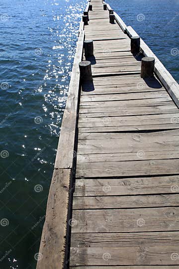 Wooden pier stock image. Image of sunny, daylight, relax - 21117495