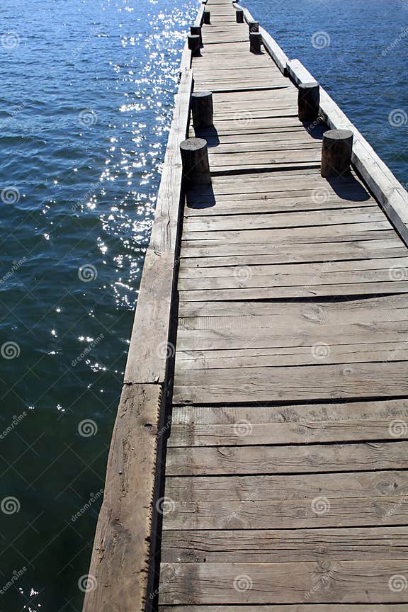 Wooden pier stock image. Image of sunny, daylight, relax - 21117495