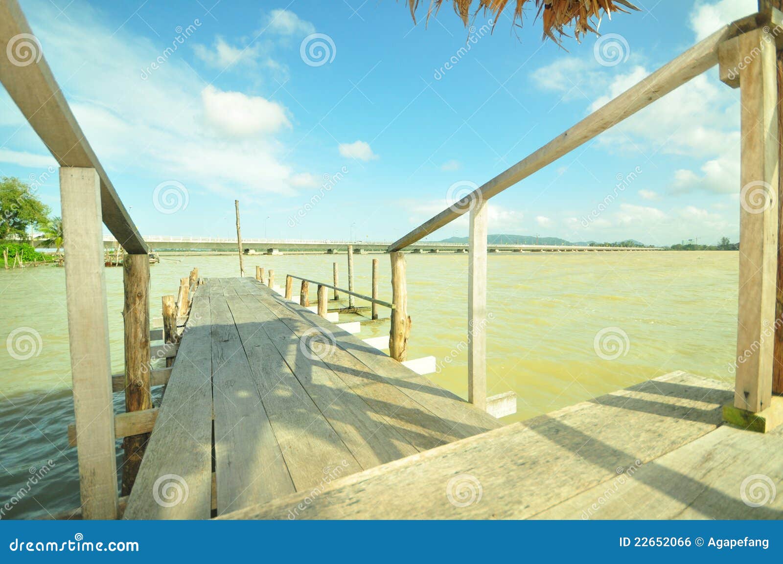 Wooden pier stock photo. Image of nature, coral, azure - 22652066