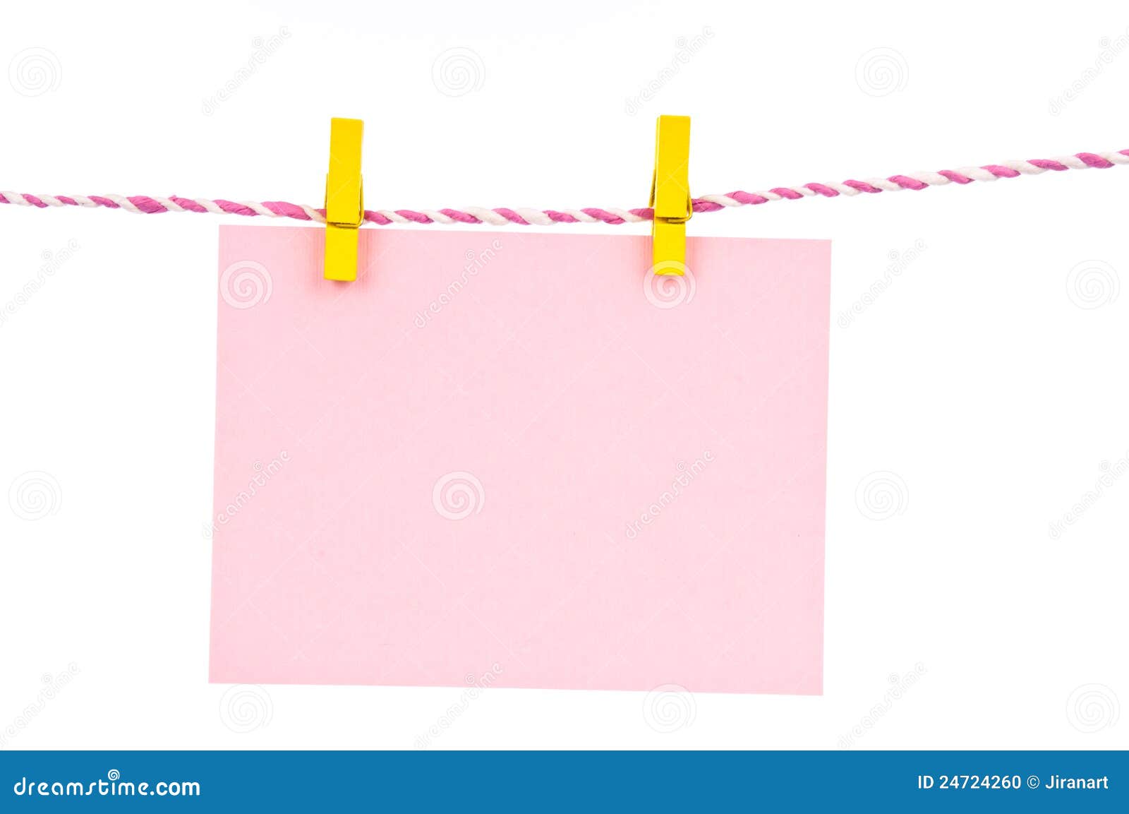Wooden pin with paper hang stock photo. Image of space - 24724260