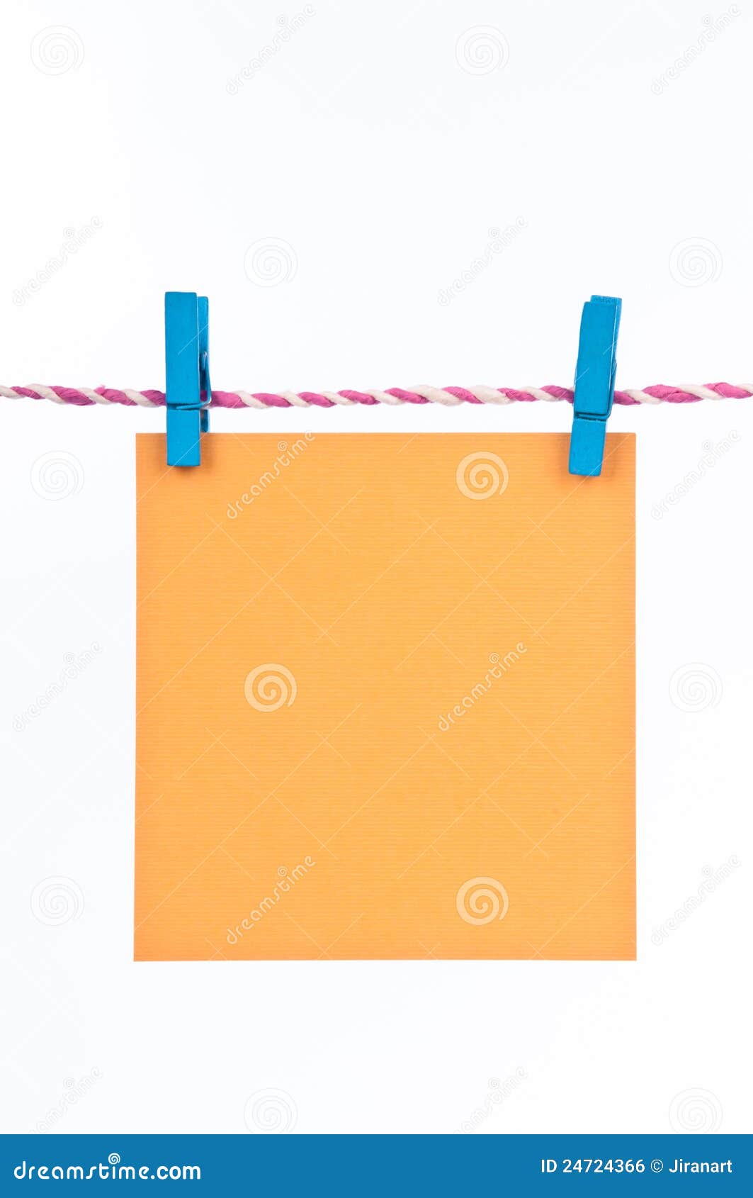 Wooden pin with paper hang stock photo. Image of reminder - 24724366