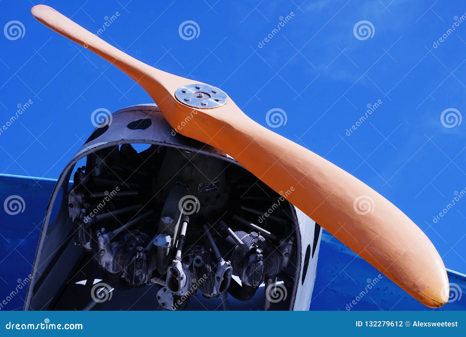 Wooden plane propeller stock photo. Image of military - 132279612
