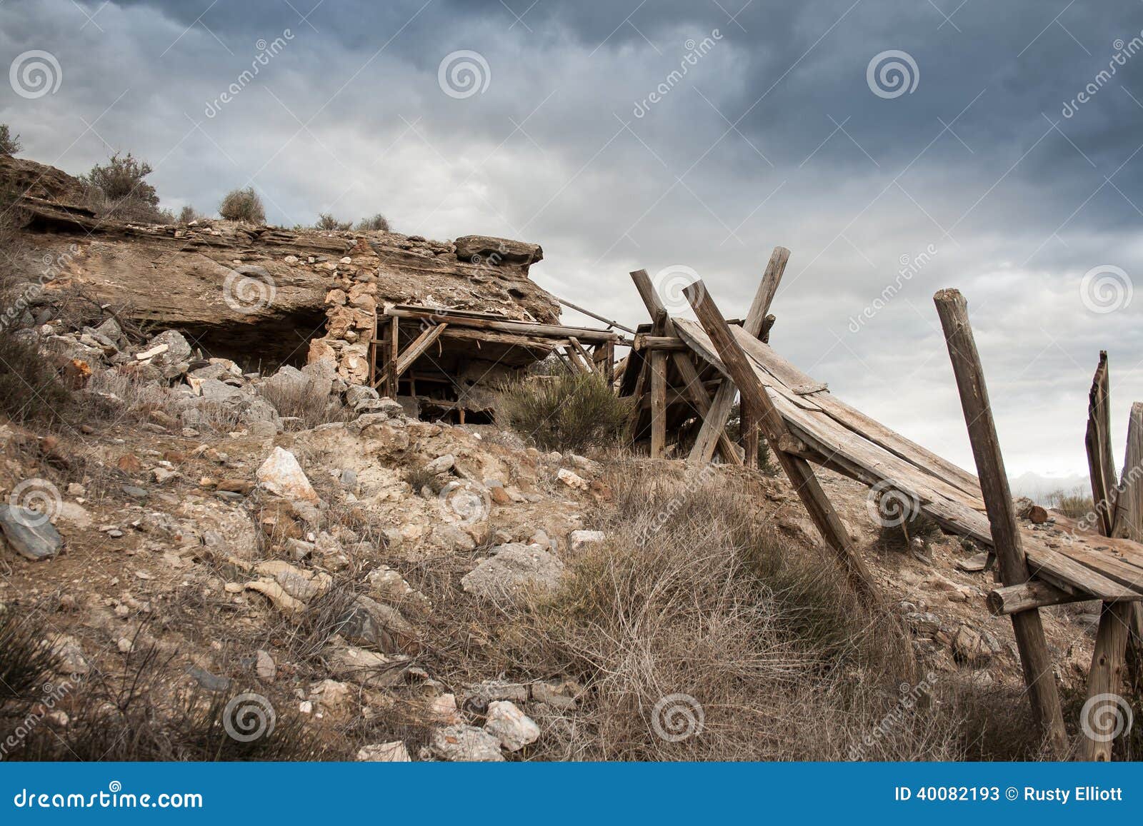 Wooden plank for a mine stock image. Image of mining - 40082193
