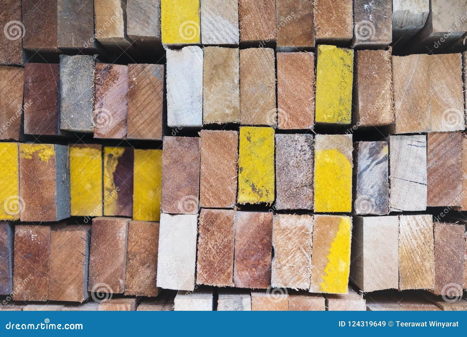 Wooden Plank Stack Material Texture Background Stock Image - Image of ...