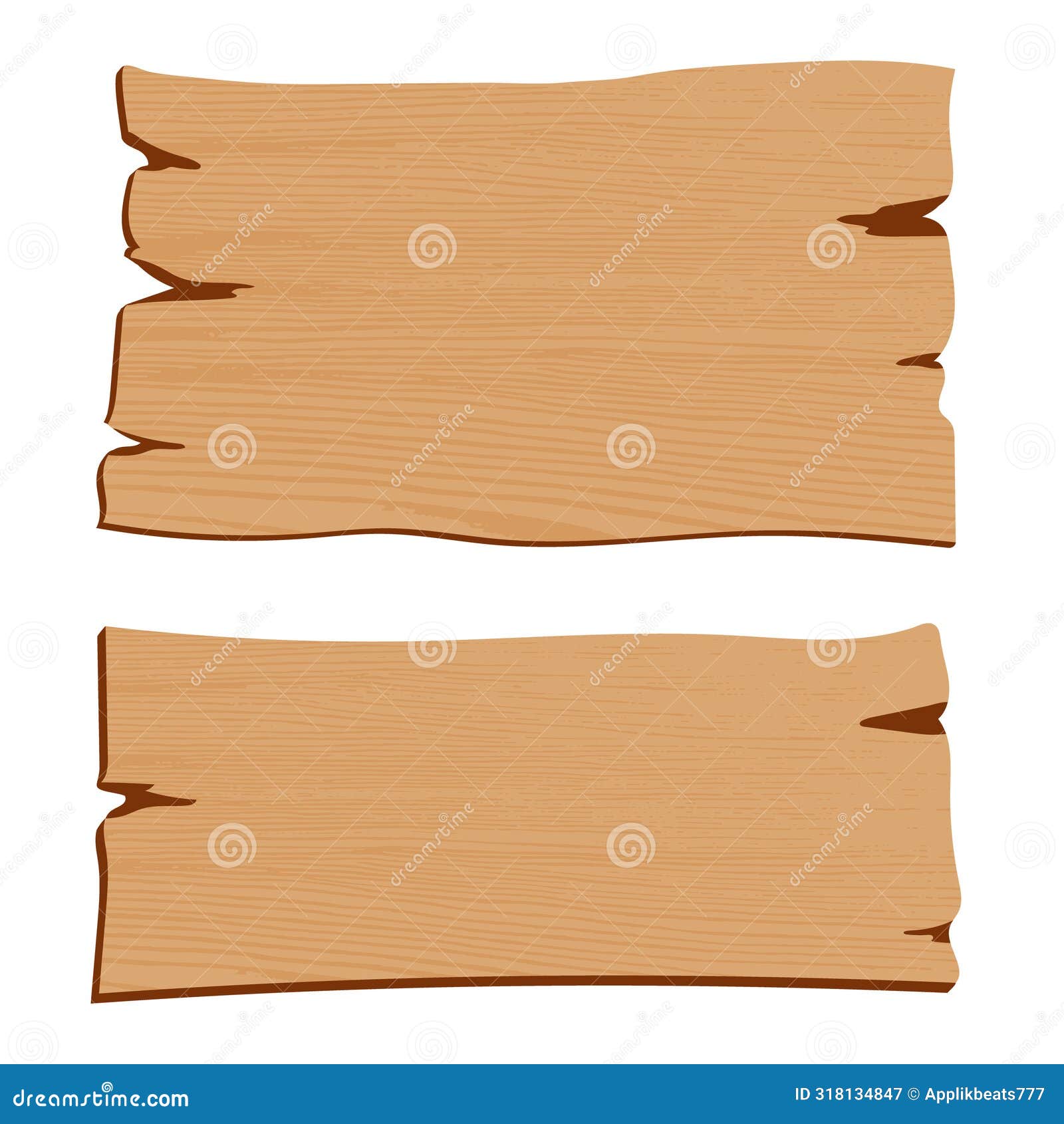 Wooden Plank Texture, Vector Illustration Stock Vector - Illustration ...