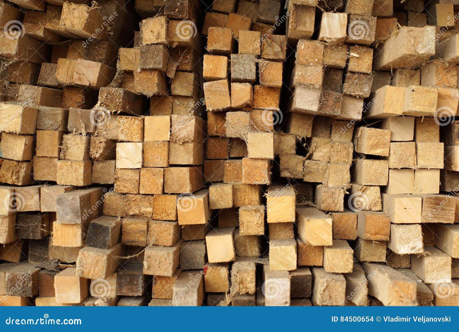 Wooden Planks Stacked in Rows Stock Photo - Image of pieces, lumber ...