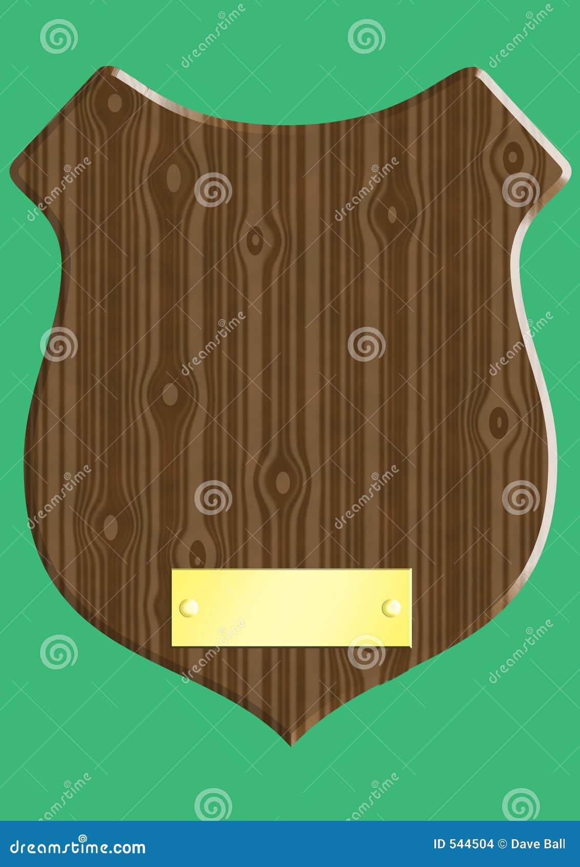 Wooden Plaque, Billboard Sign Isolated On White Background Vector ...