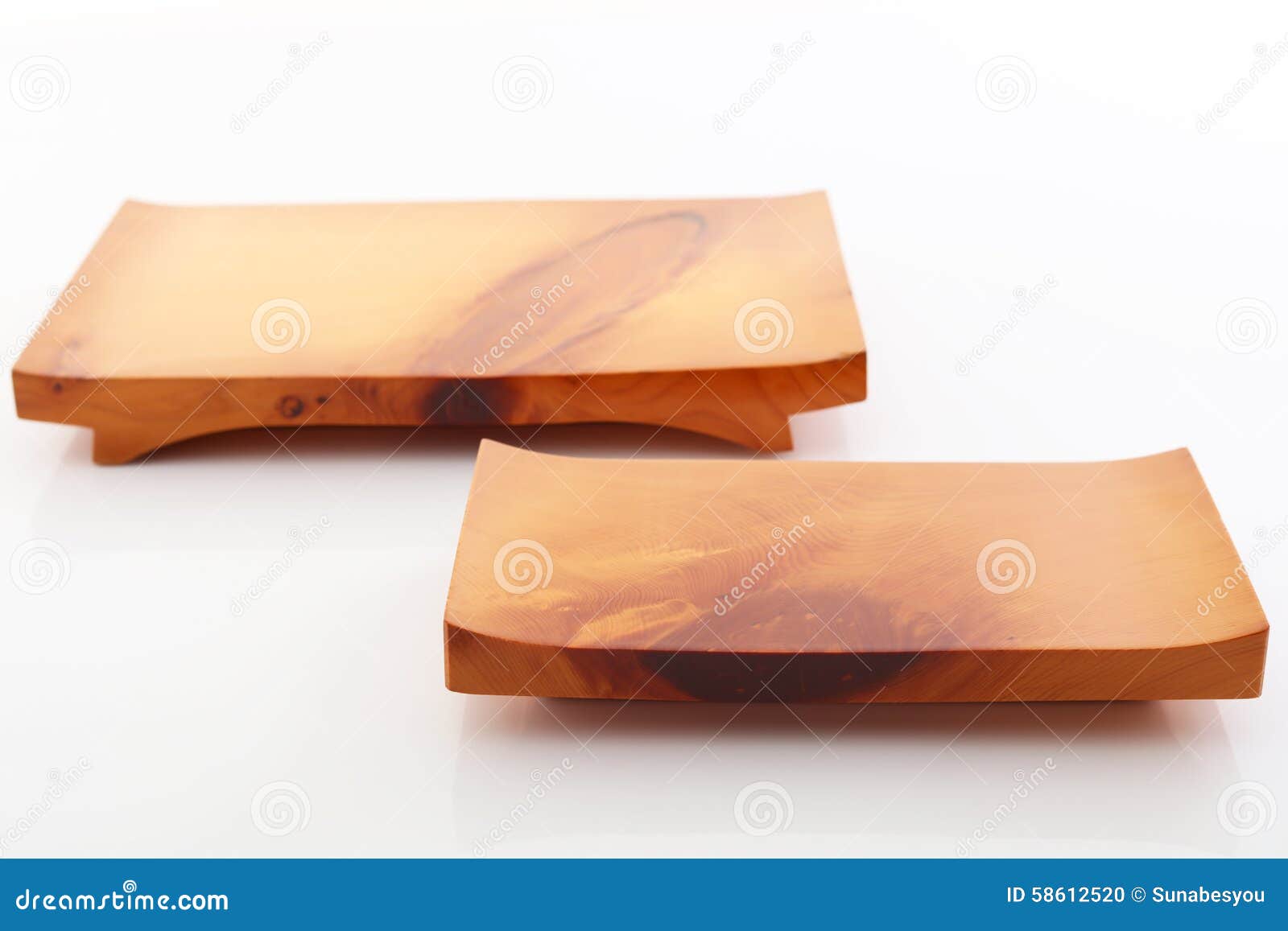 Wooden plate for sushi stock photo. Image of miscellaneous - 58612520