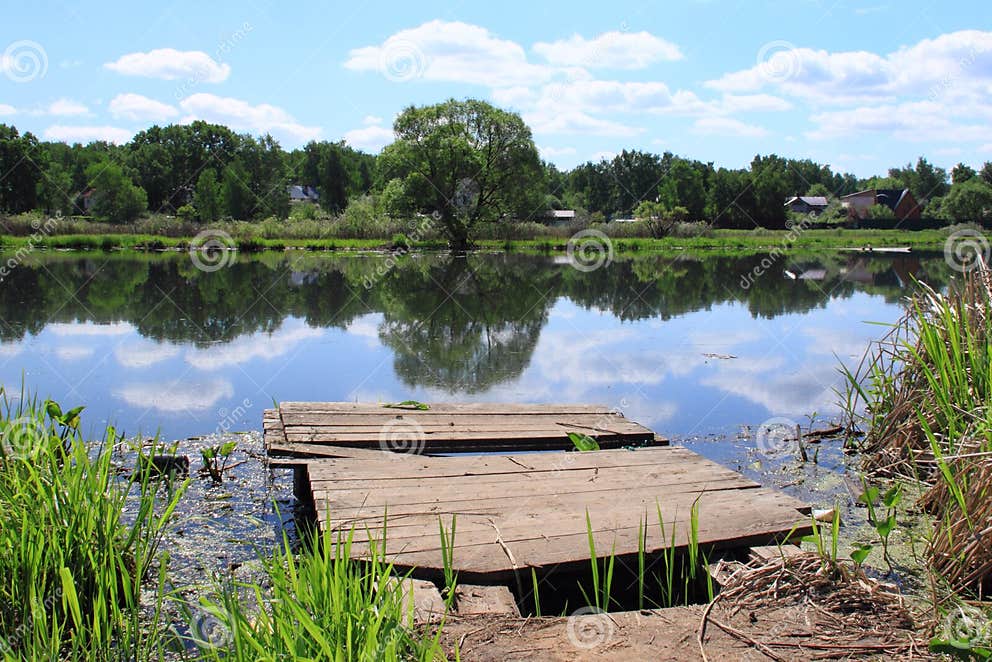 Wooden platform stock image. Image of platform, small - 55879063