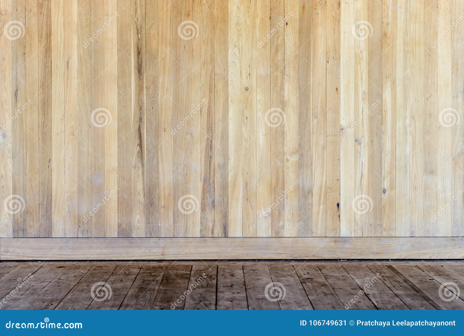 Wooden Platform and Wooden Wall, Template for Product Display Stock ...