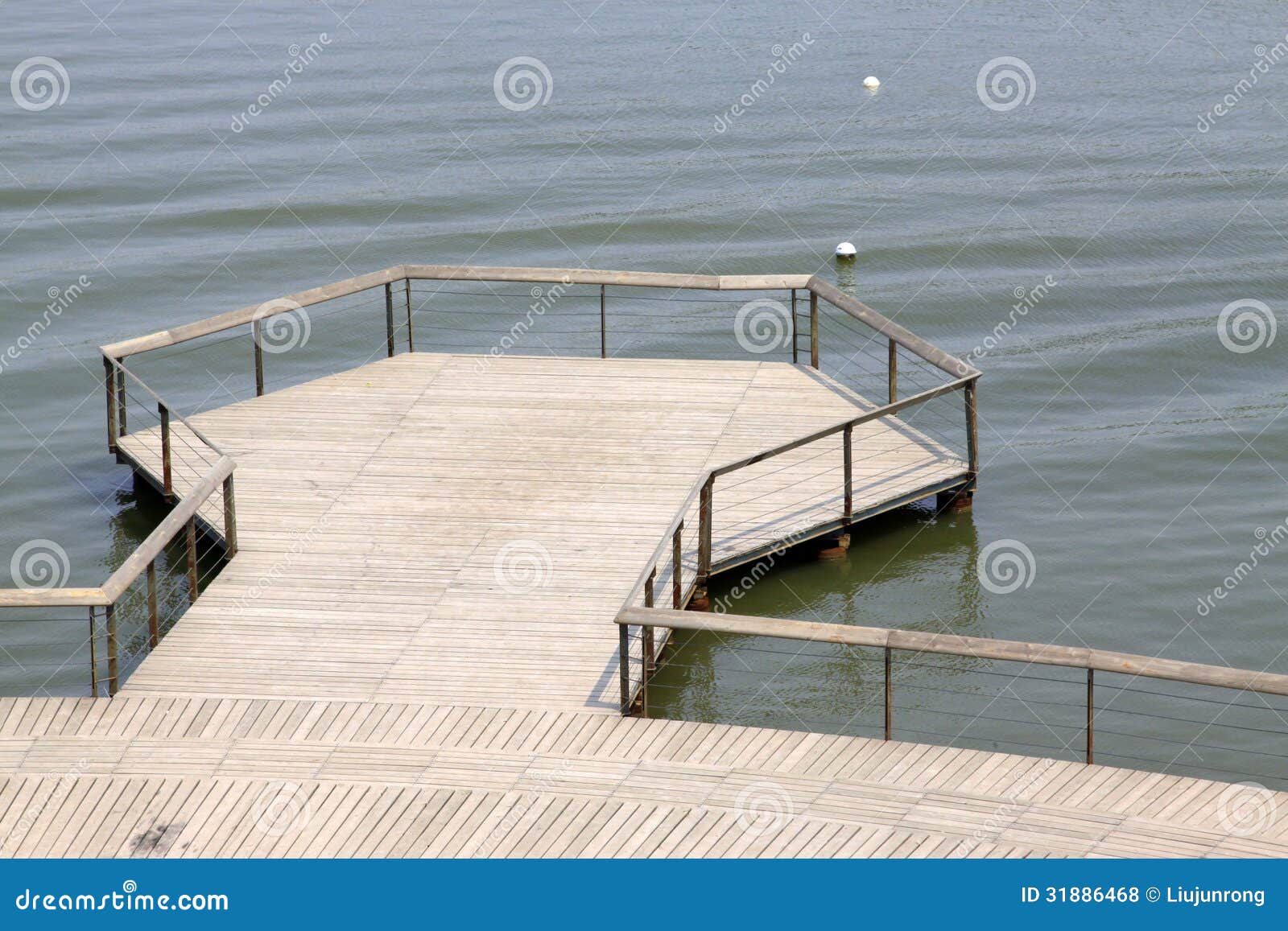 Wooden Platform on the Water Stock Photo - Image of wharf, calm: 31886468