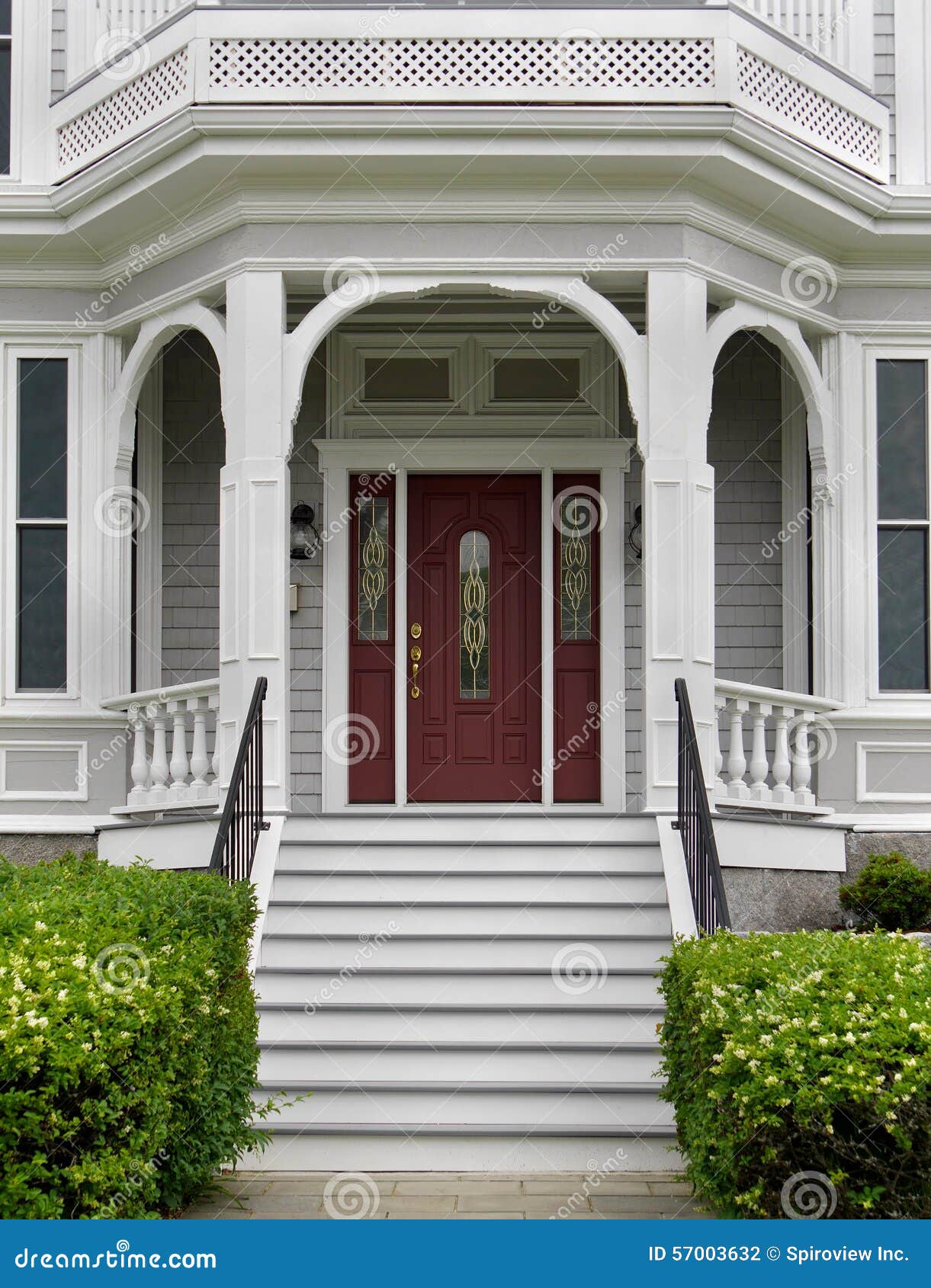 Wooden porch stock photo. Image of door, colonial, england - 57003632