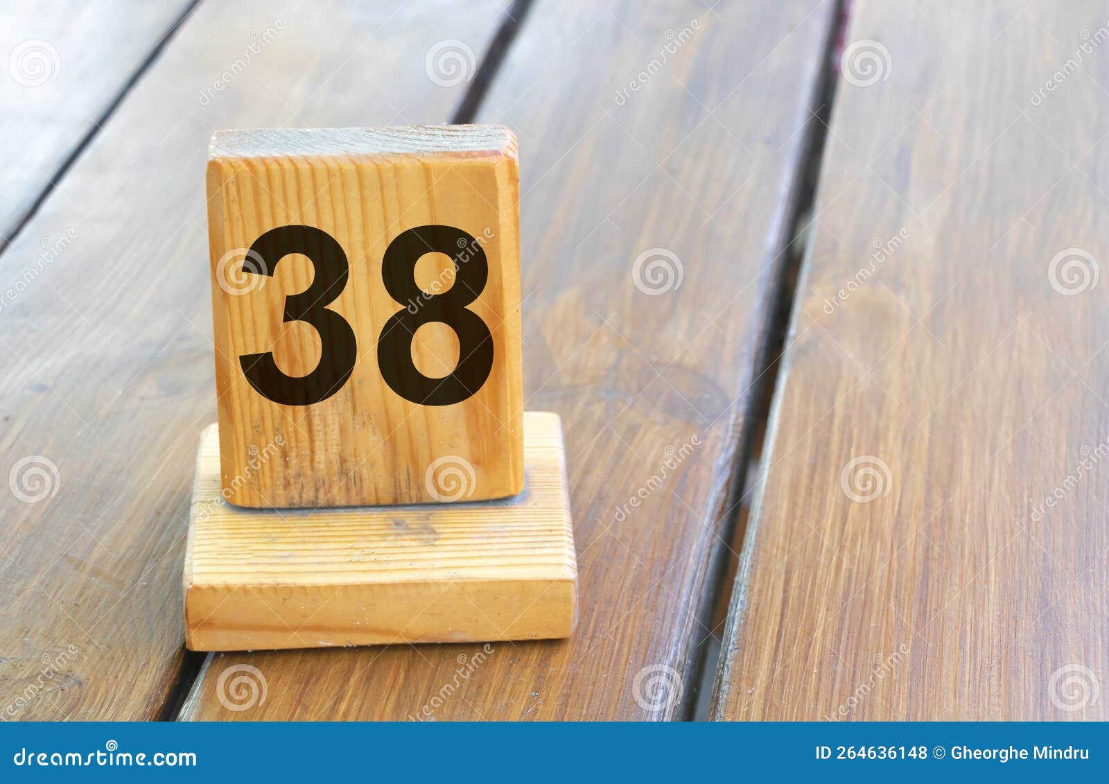 Wooden Priority Number 38 on a Plank Tab Stock Photo - Image of ...