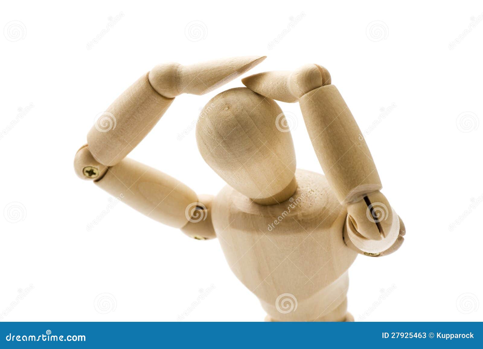 Wooden puppet stock image. Image of puppet, headache - 27925463