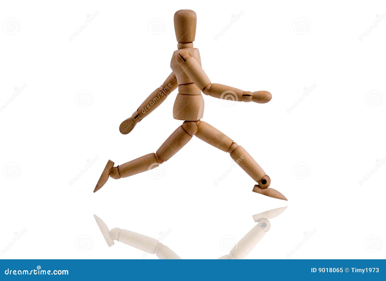 Wooden Puppet Show Hands Holding The Blank Sign. Wooden Puppet Stand On ...