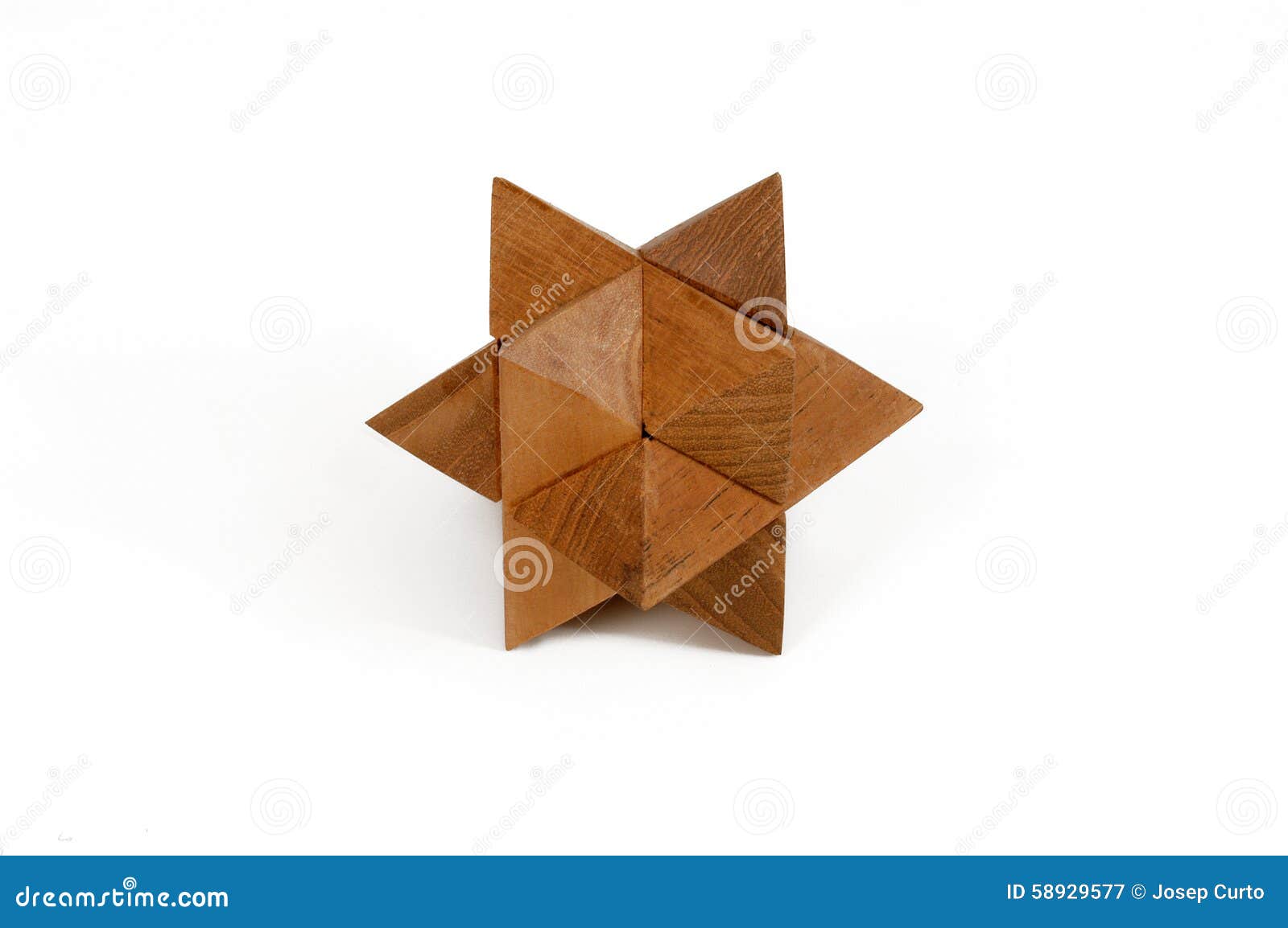 Wooden Puzzles Cast Star-shaped Stock Image - Image of concepts, shaped ...