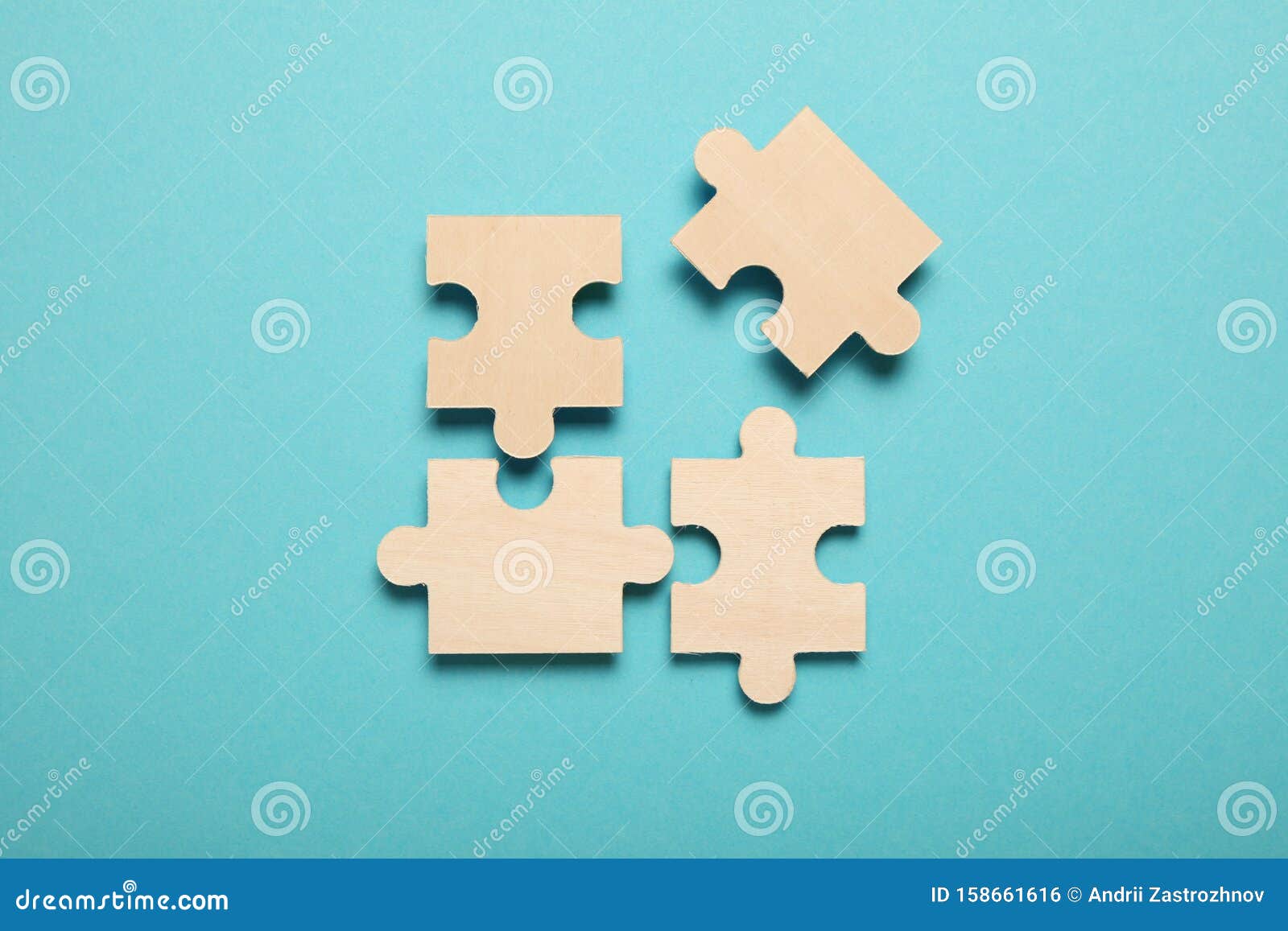 Wooden Puzzles, Solving Problems in Business. Innovation and Teamwork ...