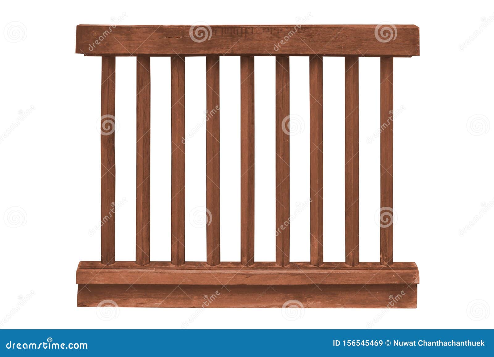 Wooden Railing Blurry Background Stock Photo | CartoonDealer.com #101383200