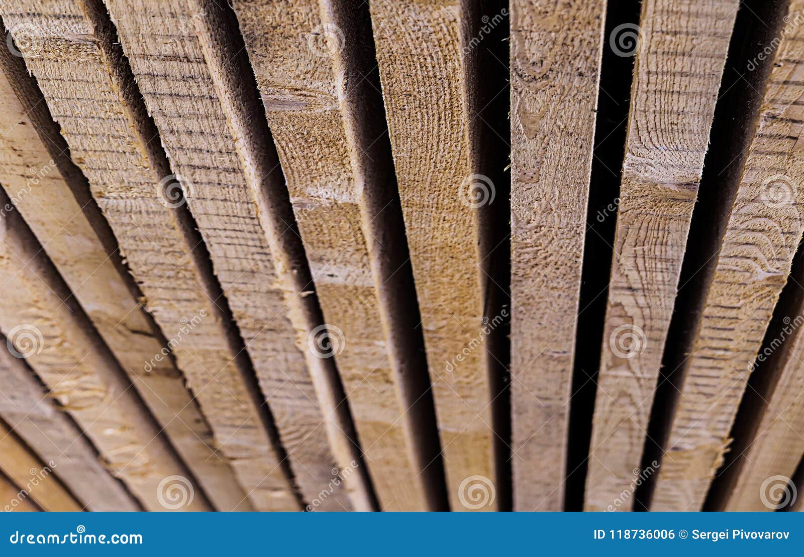 Wooden Rake Vertical Boards with Spaces Base Light Beige Rustic ...