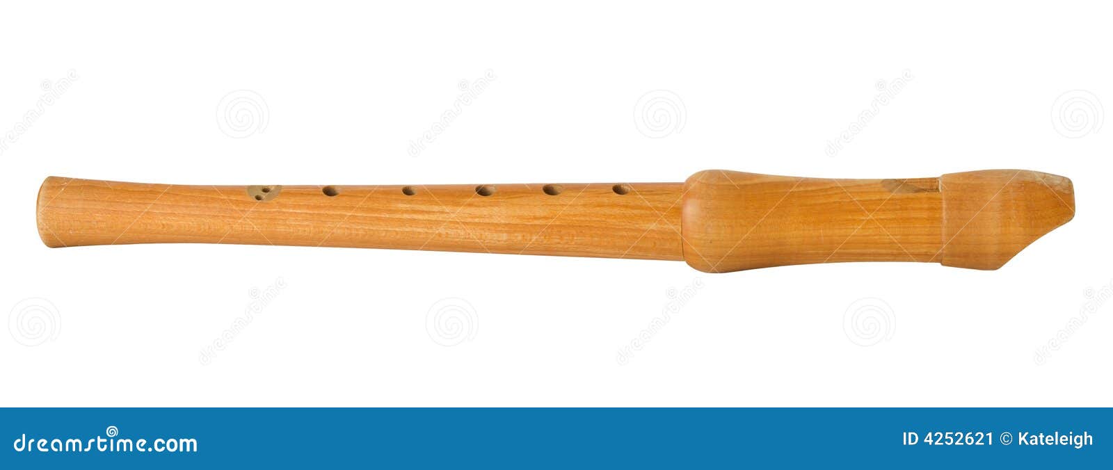 Wooden Recorder, Isolated stock image. Image of recorder - 4252621