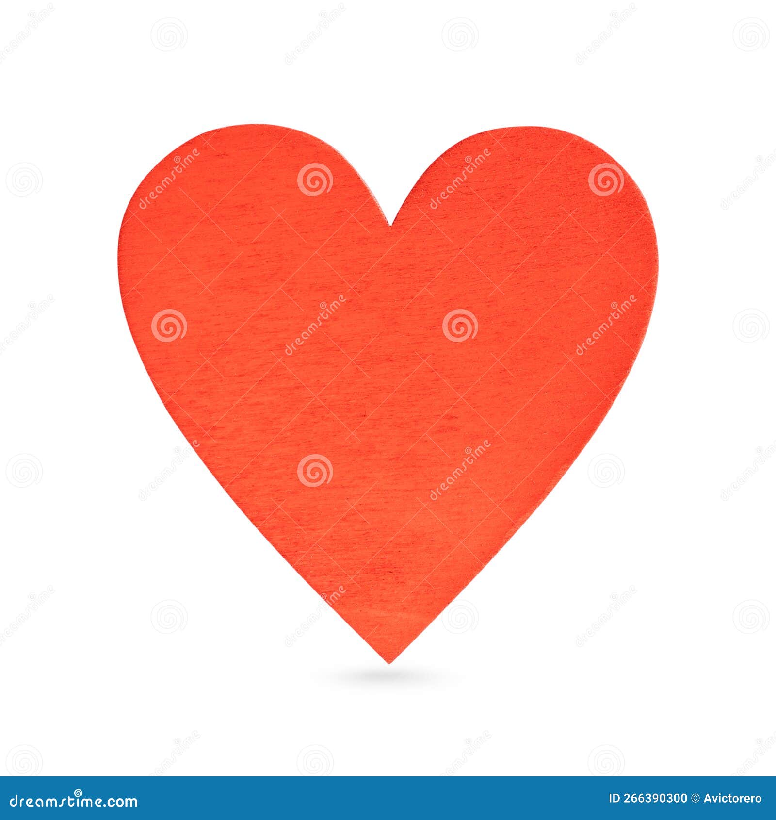 Red Heart Shape Isolated on White Background Stock Photo - Image of ...