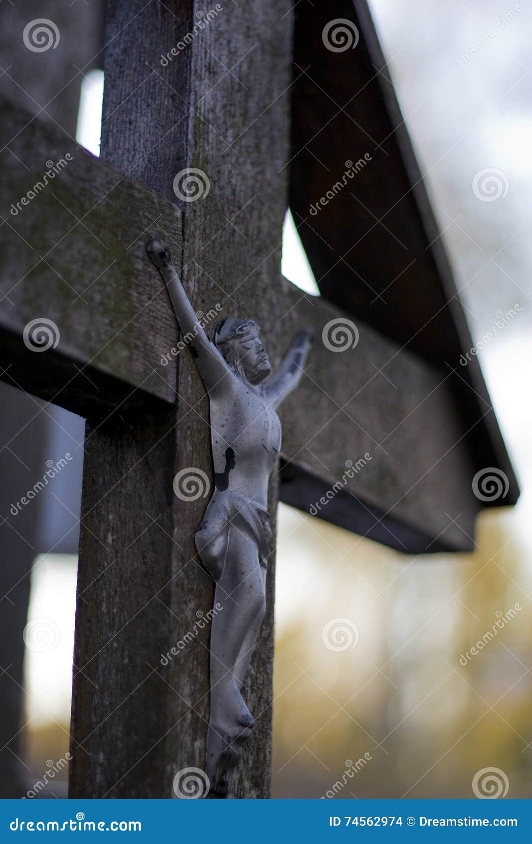 Wooden rood. stock photo. Image of religious, christianity - 74562974