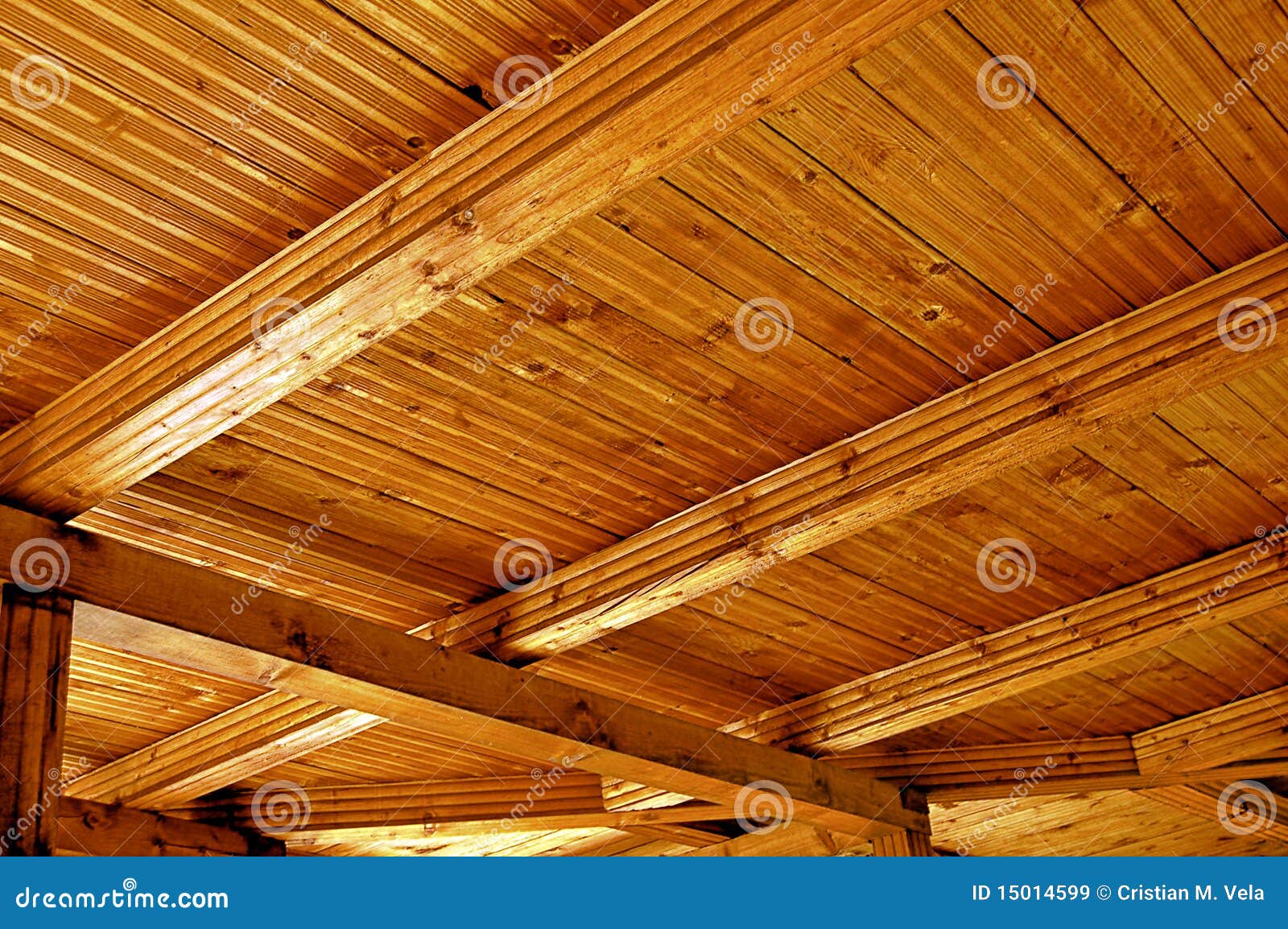 Wooden roof structure stock image. Image of gold, timber - 15014599