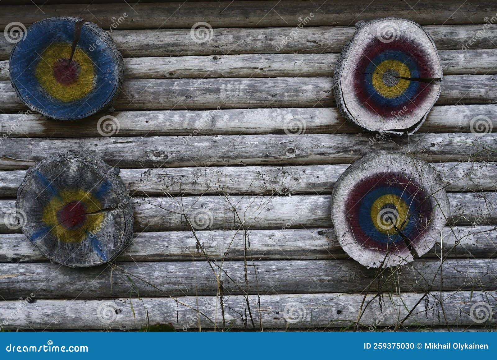 Wooden Round Targets for Archery Stock Photo - Image of round, business ...