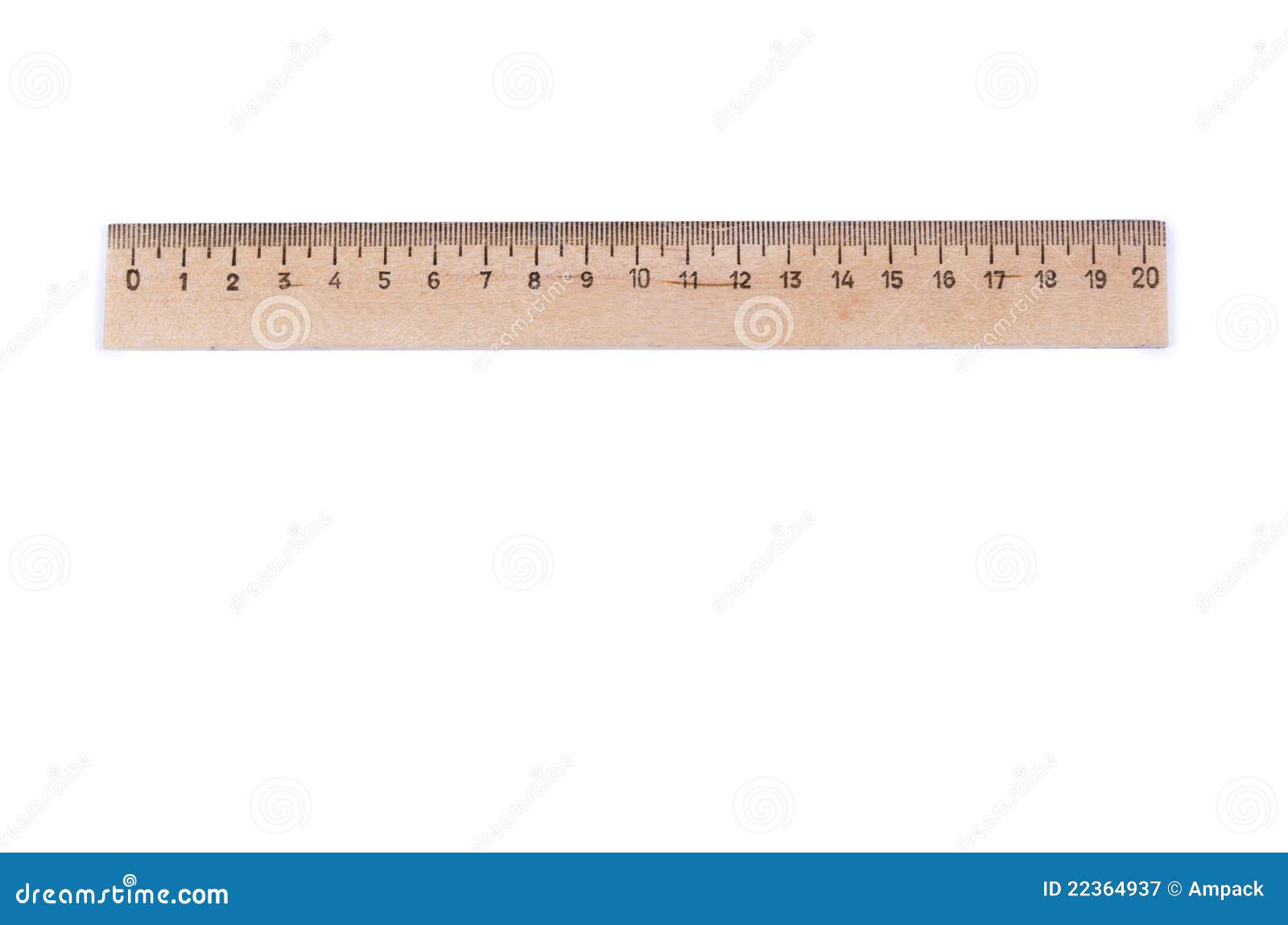 Wooden ruler stock image. Image of metric, inches, horizontal - 22364937