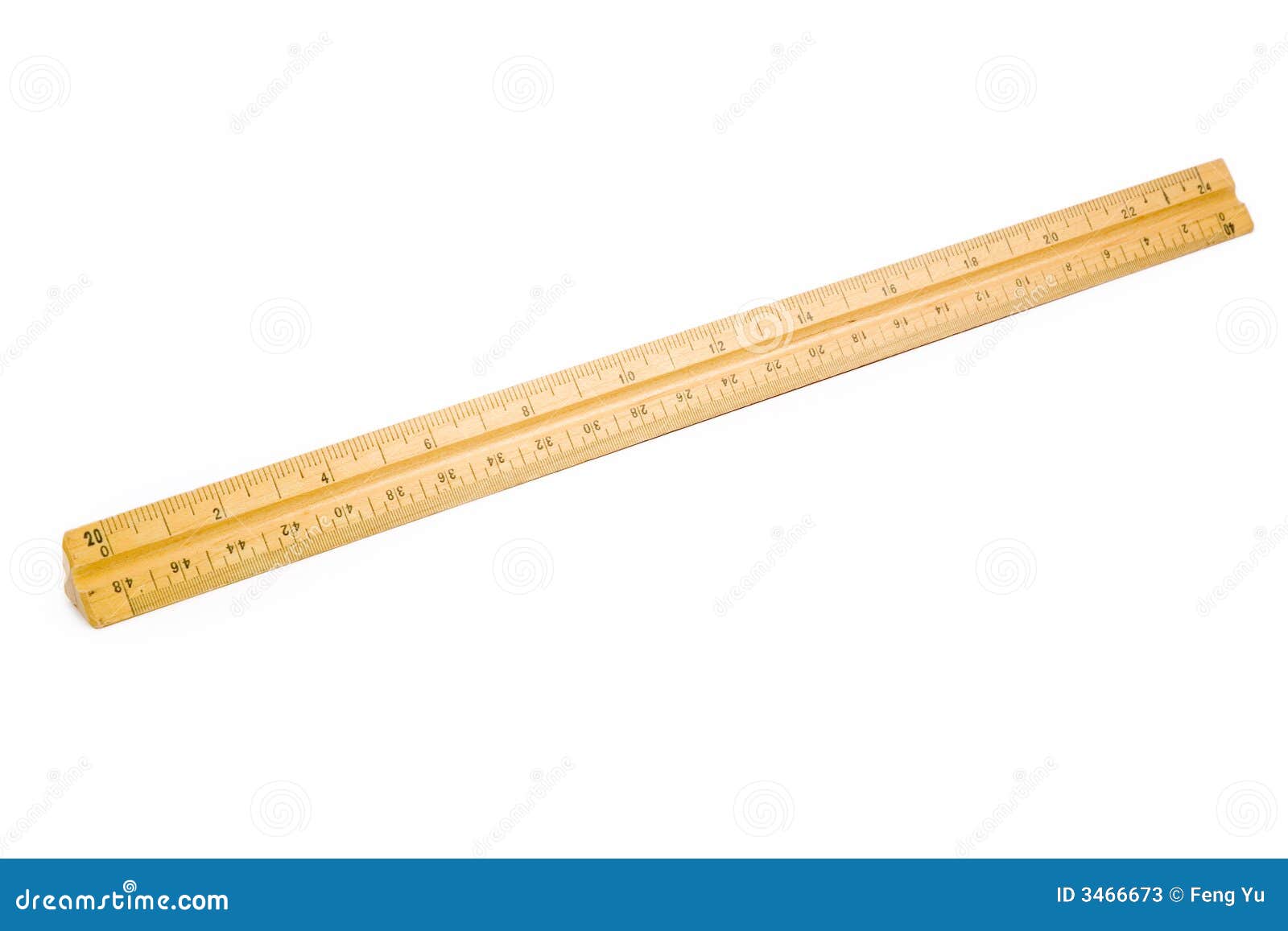 Wooden Ruler. Royalty-Free Stock Photo | CartoonDealer.com #33207405